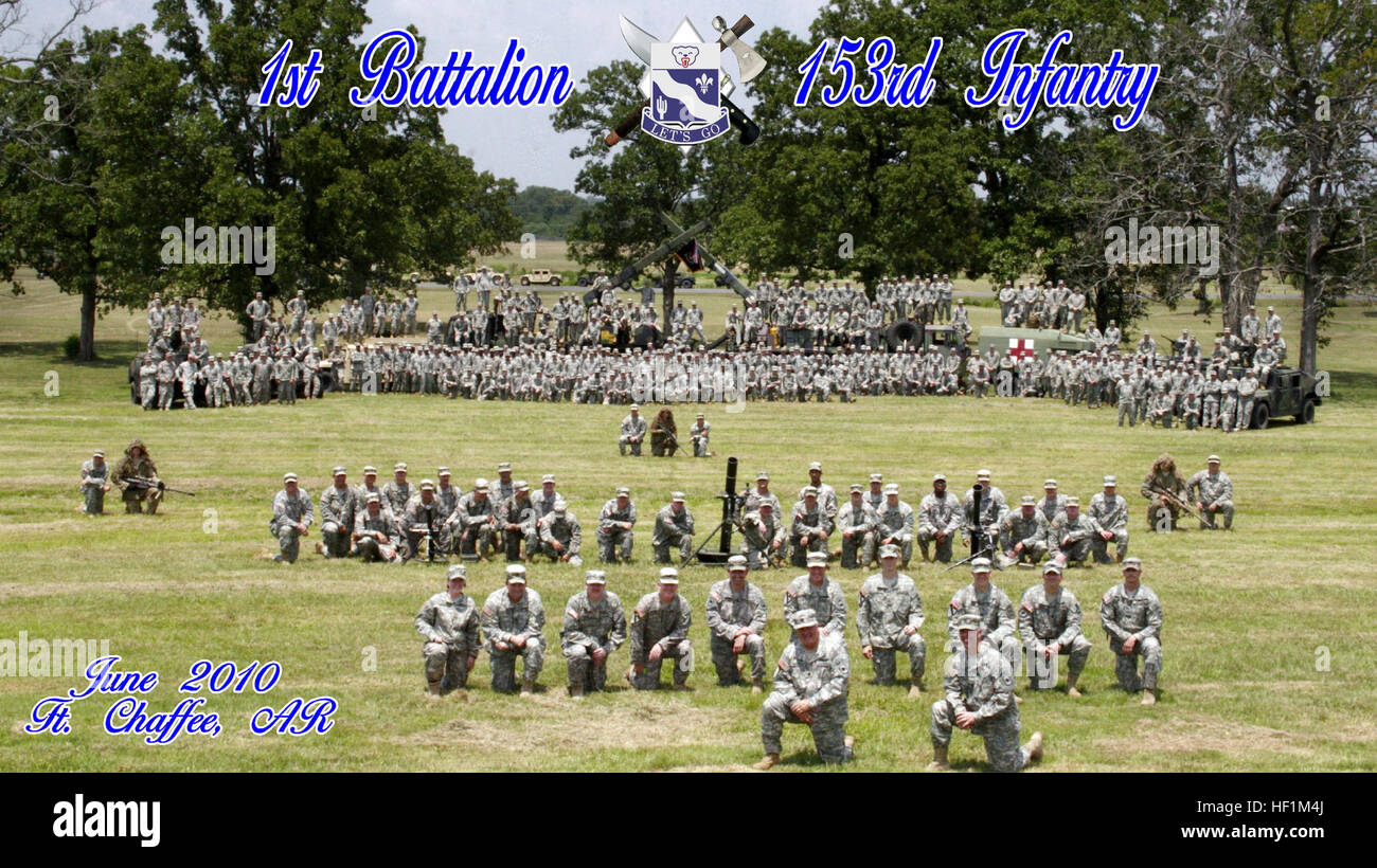 1st Battalion, 153rd Infantry 2010 Stock Photo - Alamy