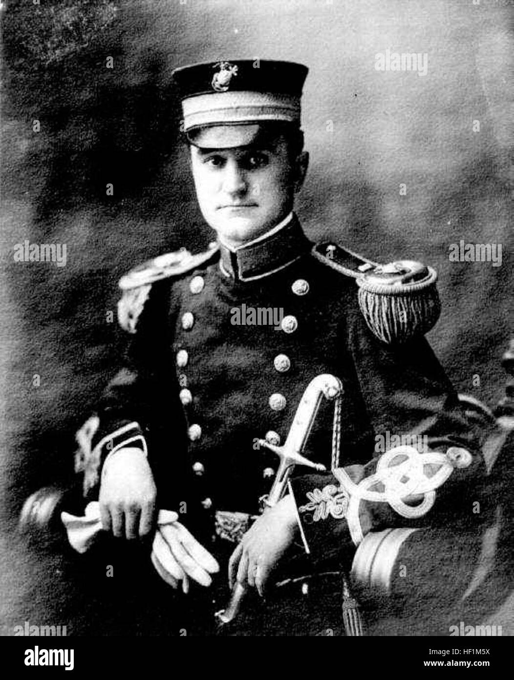 Cole EdwardB 1stLt USMC portrait Stock Photo - Alamy