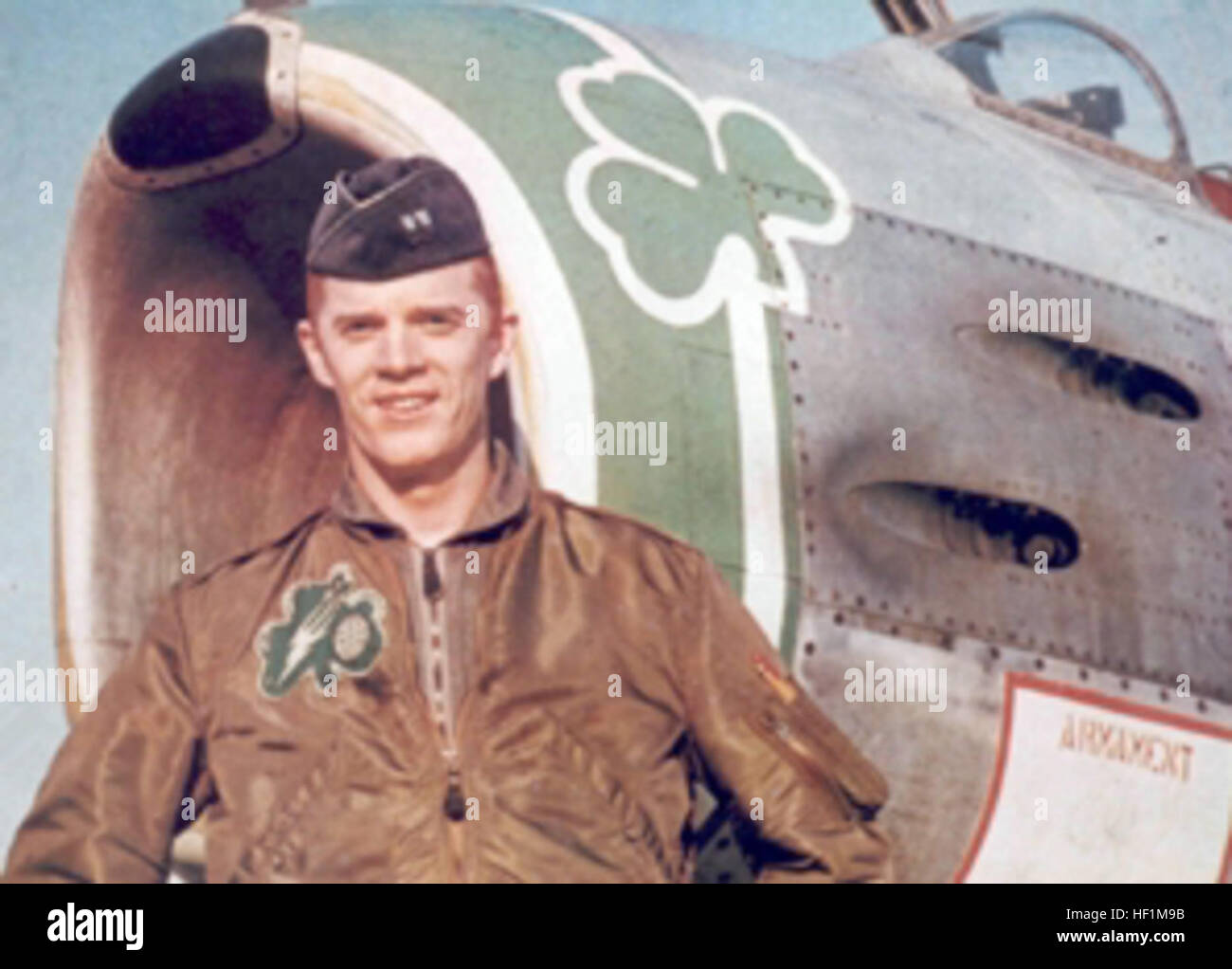 Astronaut Rusty Schweickart with F-86 1963 Stock Photo - Alamy