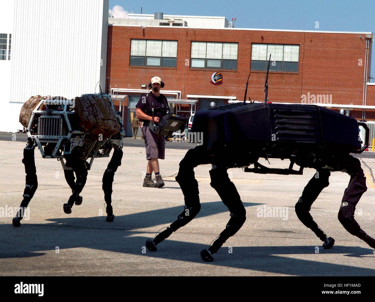 Big dog military robots Stock Photo - Alamy