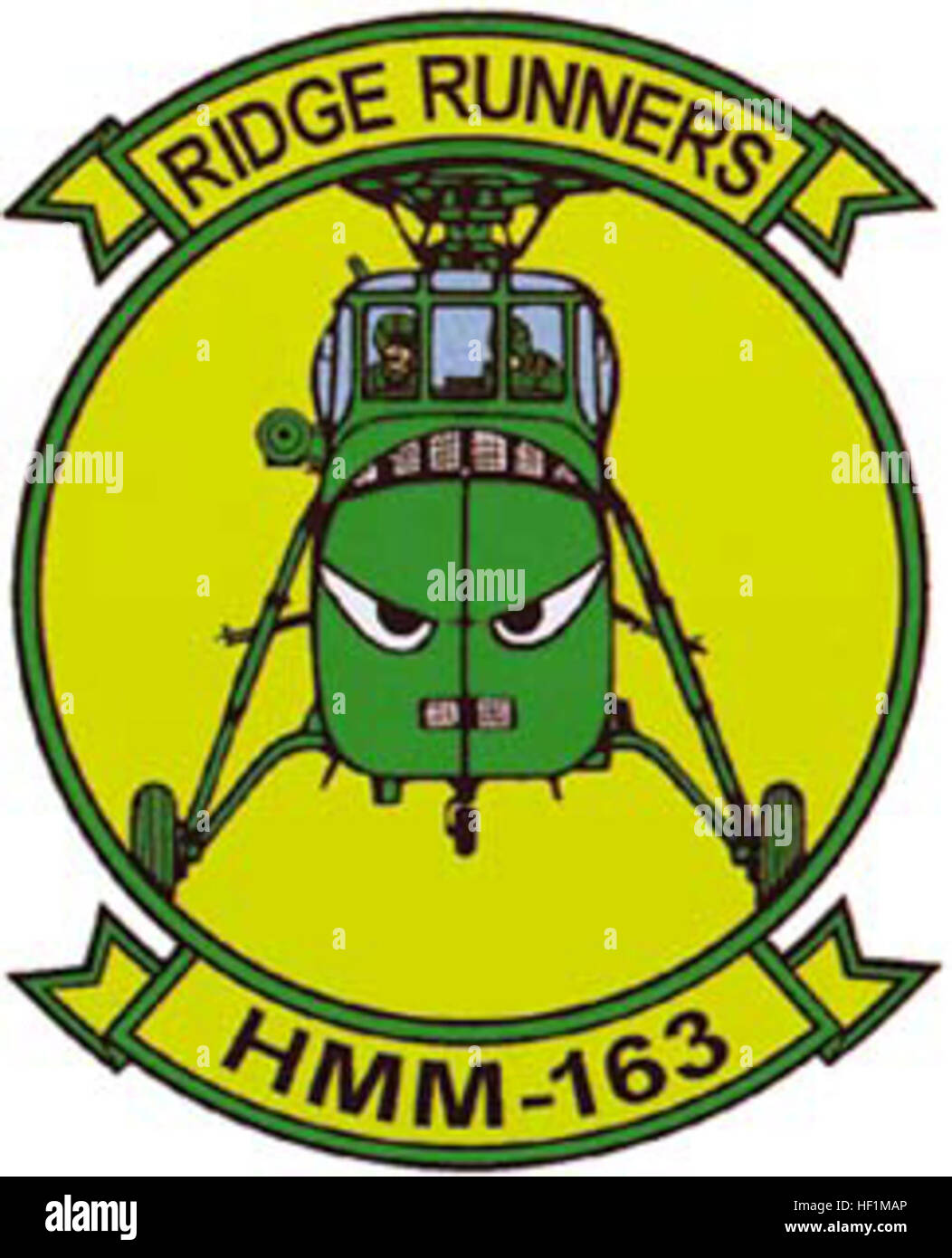 HMM-163 vietnam era patch Stock Photo - Alamy