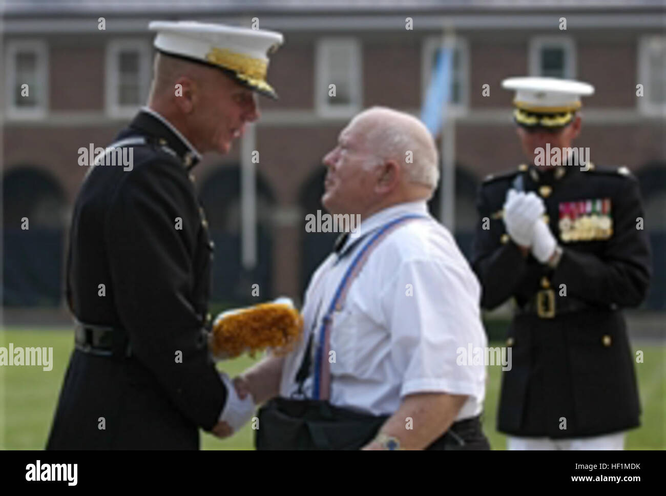 Lucas JH USMC Medal of Honor Flag August 2006 Stock Photo - Alamy