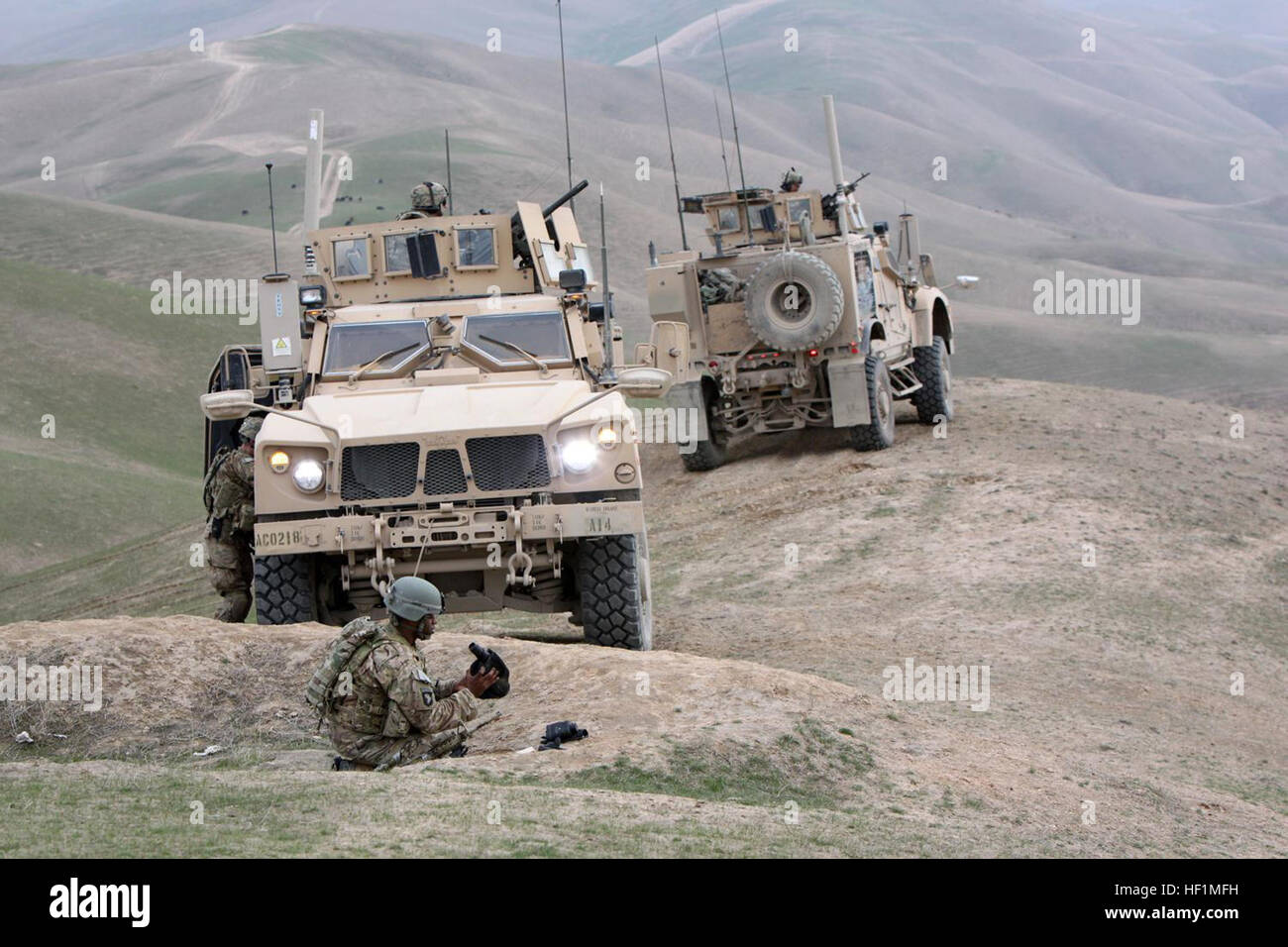Soldiers from the U.S. Army, A Company, 2nd Battalion, 18th Infantry ...