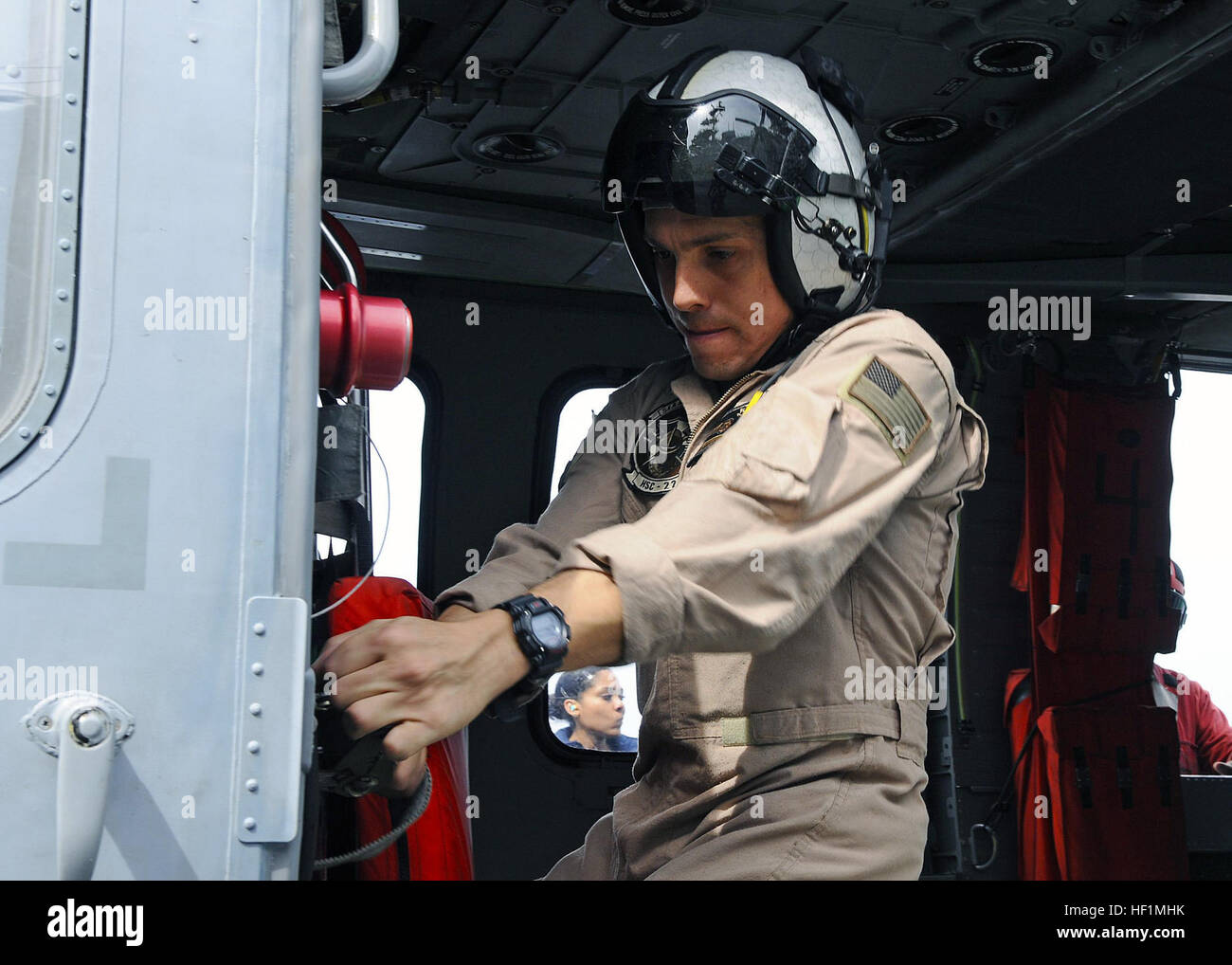Airman Travis Fletcher, aviation boatswain’s mate (fuels), fuels an ...