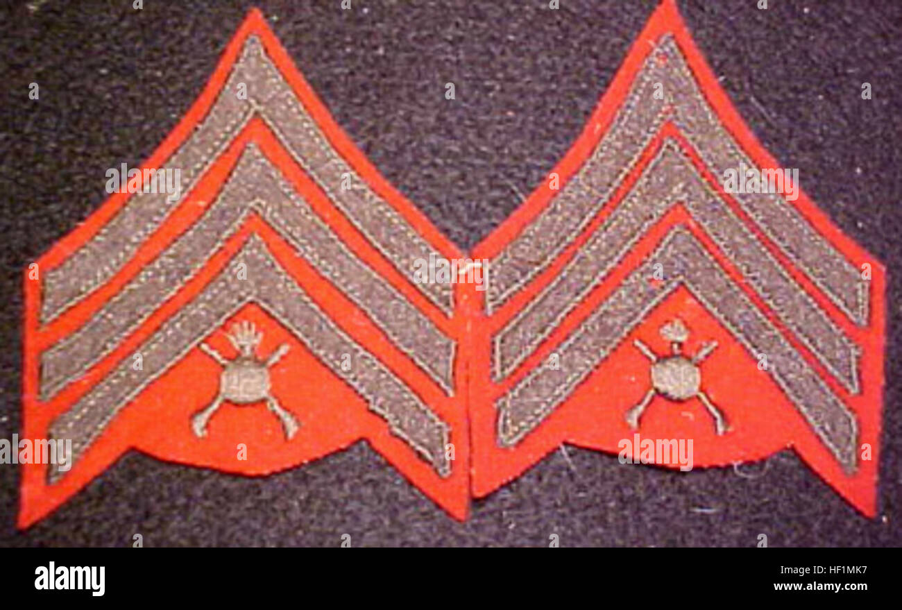 Gunnery Sergeant 1904 Stock Photo - Alamy