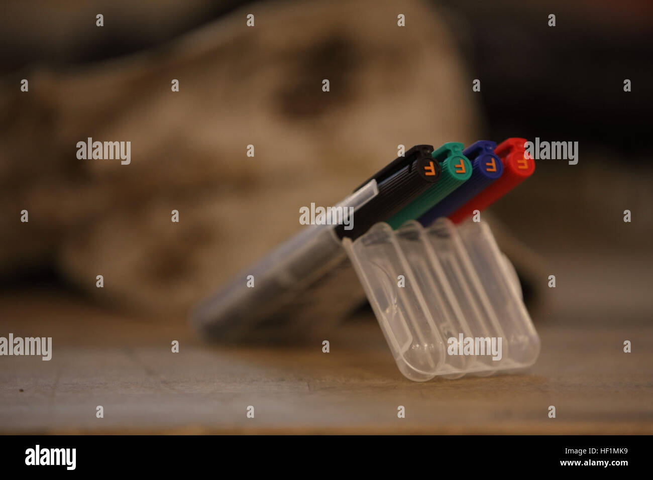 Map pens are being shown during Delta Company's third week of training ...