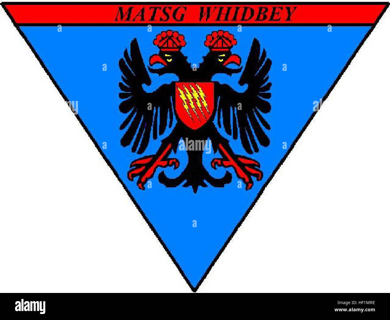 The MATSG-53 insignia represents Marine Aviation Training Support Group ...
