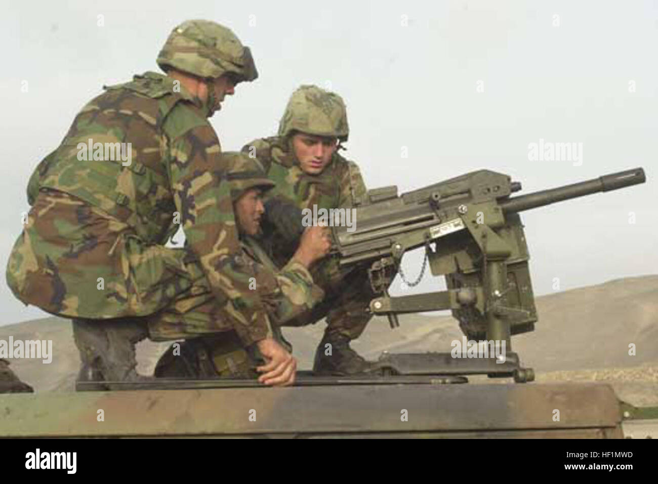 Mk-19 40mm automatic grenade launcher Stock Photo - Alamy