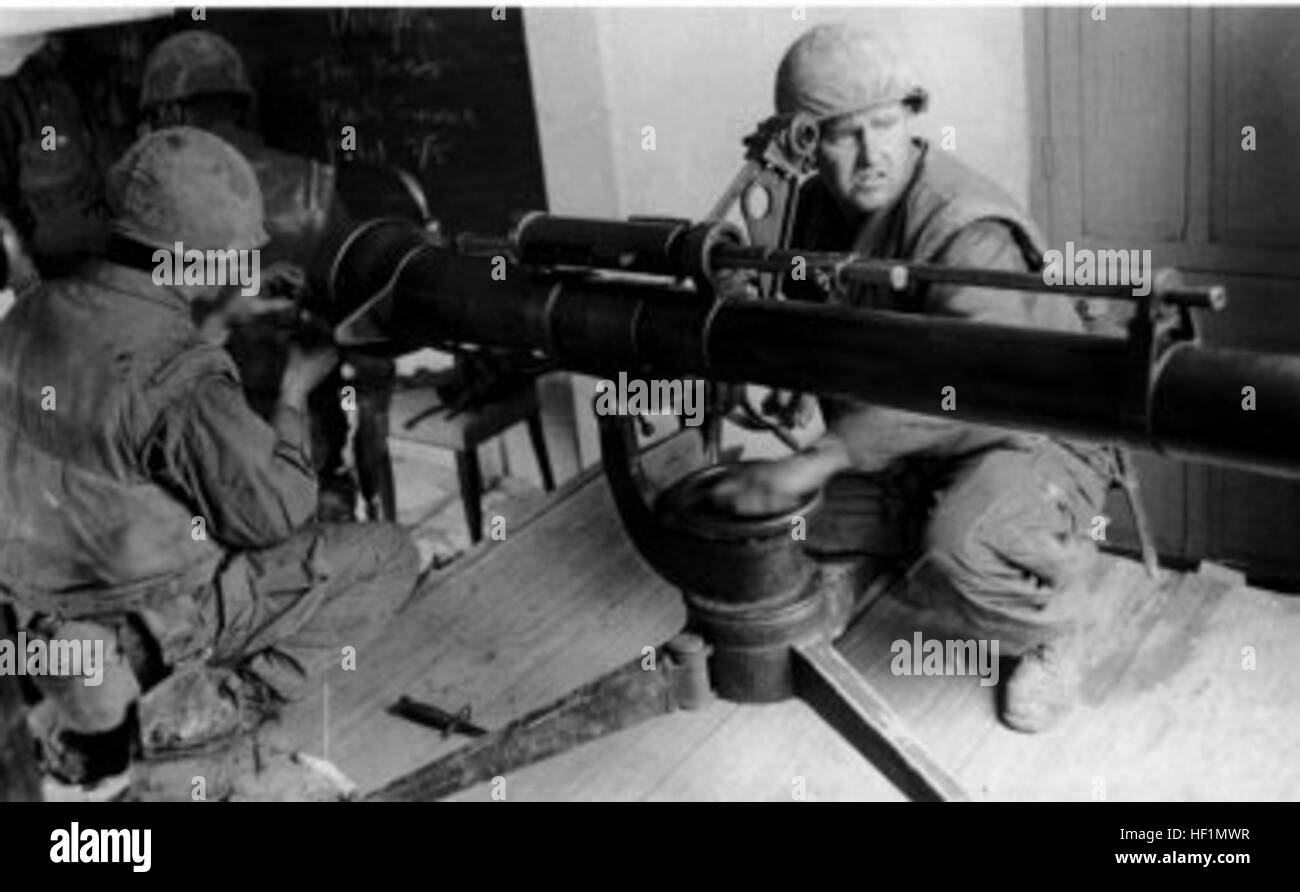 Marines from weapons training Black and White Stock Photos & Images - Alamy