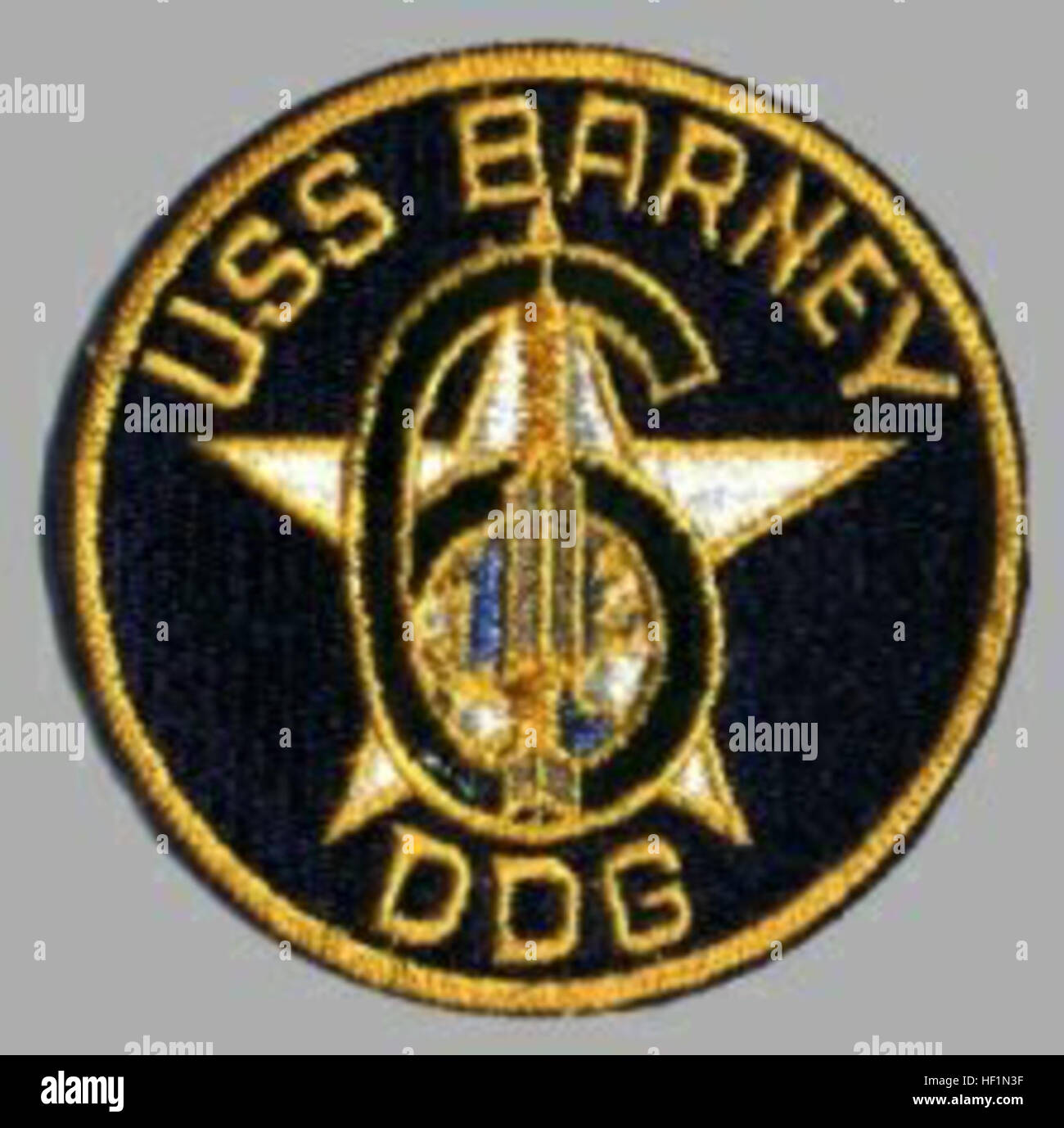 USS Barney Emblem Stock Photo - Alamy