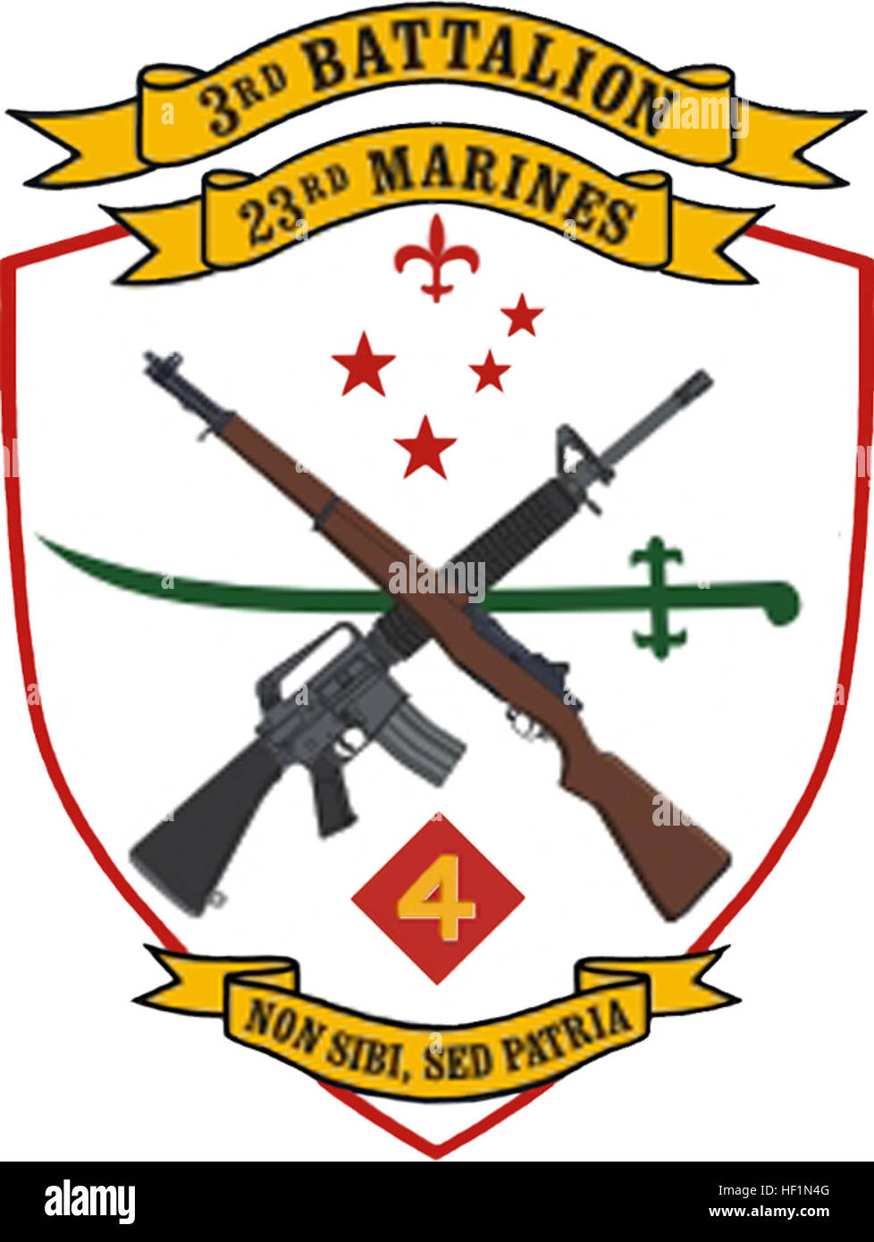 USMC - 3rd Battalion 23rd Marines Stock Photo - Alamy