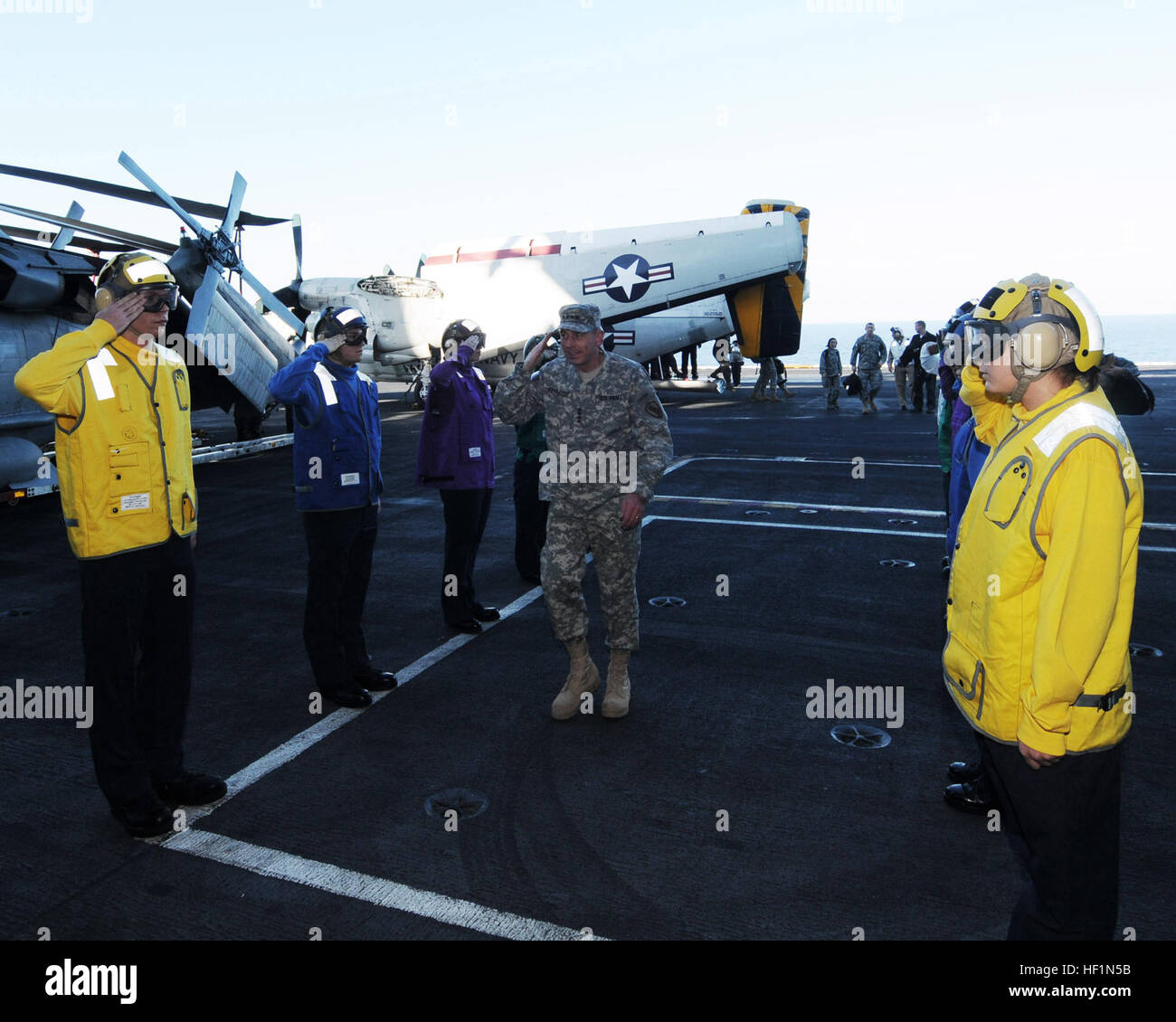 Rainbow side boys render honors to arriving distinguished visitor Army ...