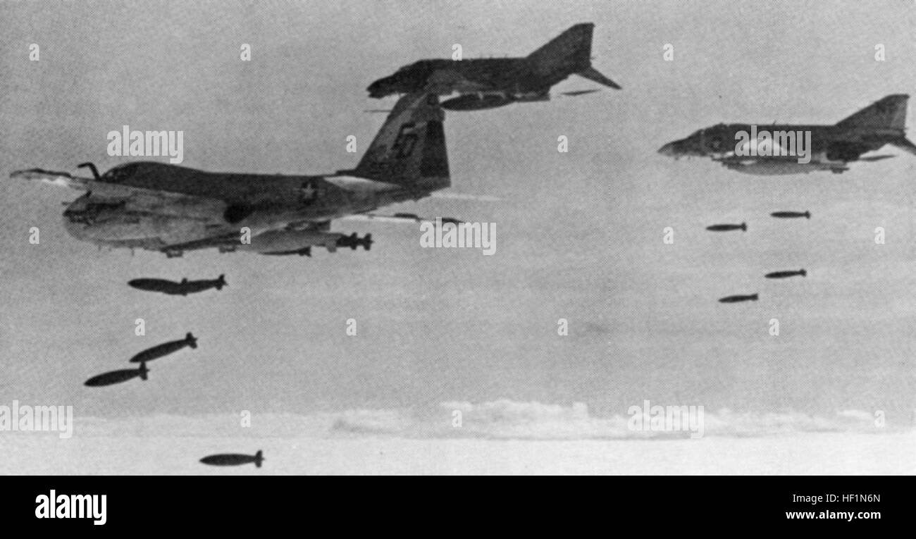 US aircraft LORAN bombing over Cambodia c1973 Stock Photo - Alamy
