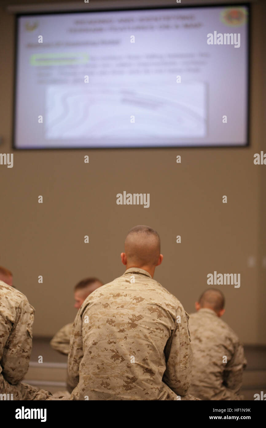 U.S. Marines from Delta Company, Infantry Training Battalion (ITB ...