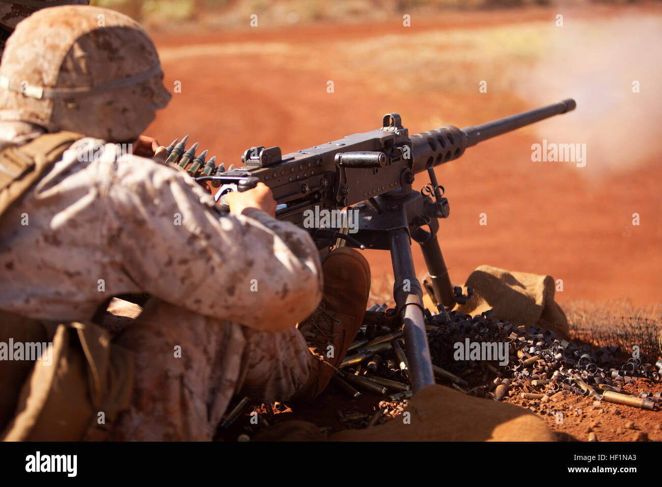 Marine corps machine gunners hi-res stock photography and images - Alamy