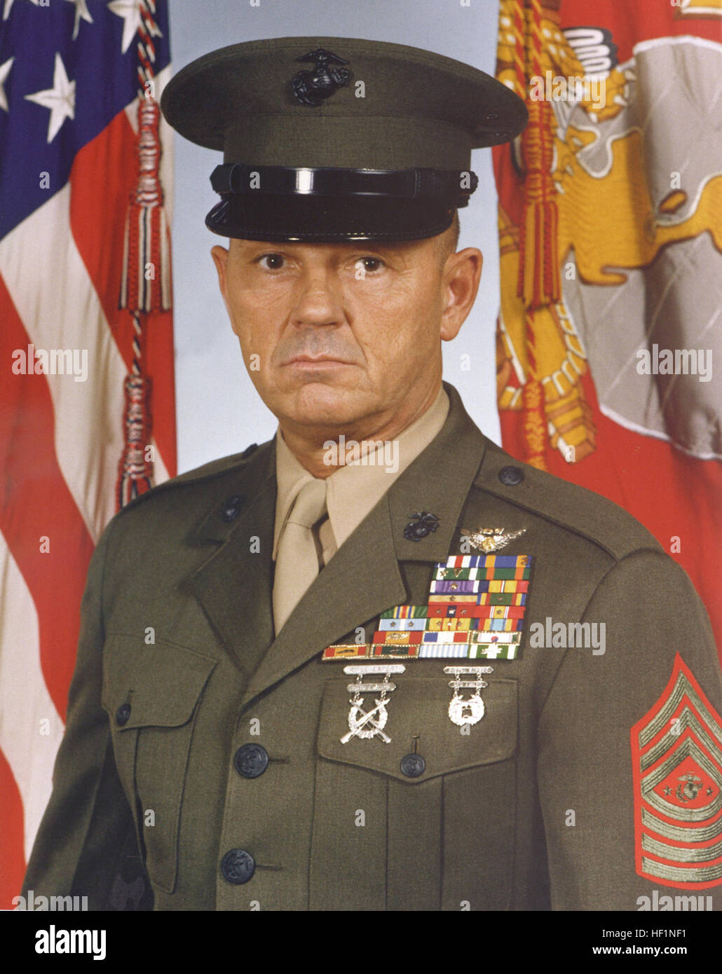 Sgt. Maj. of the Marine Corps Robert E. Cleary Robert E. Cleary Stock ...