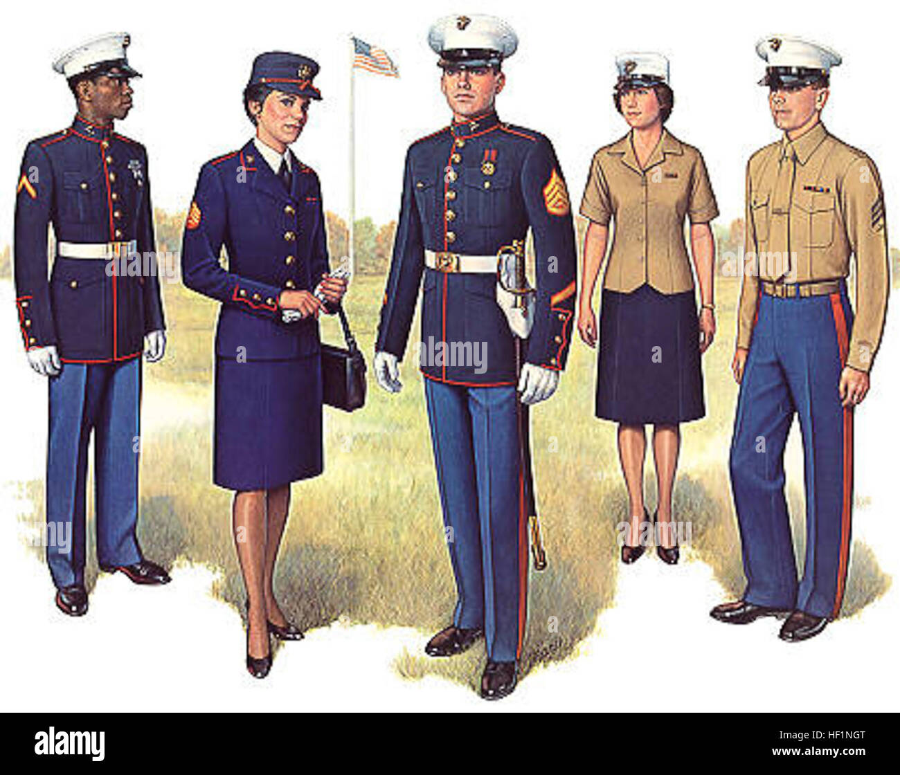 PlateIV Enlisted Dress Uniform Stock Photo - Alamy