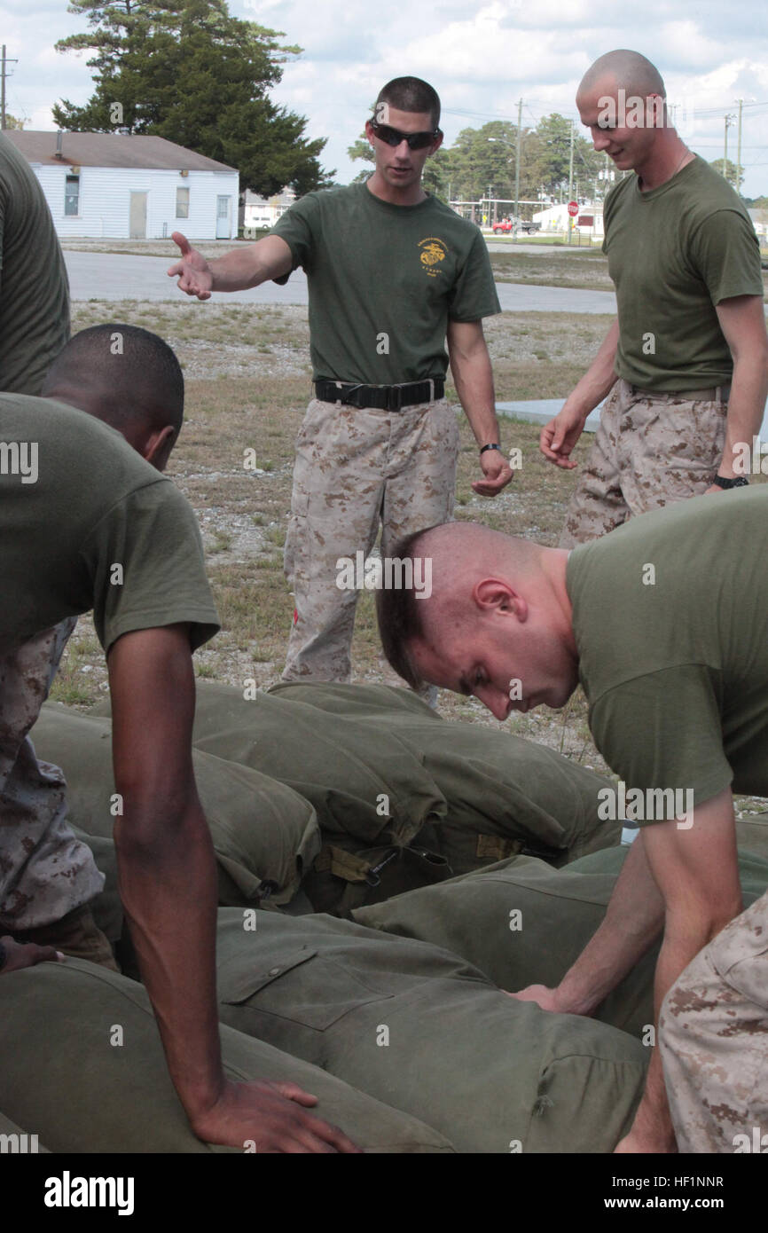 U.S. Marine Corps Staff Sgt. Daniel Newman, instructor, Logistics ...