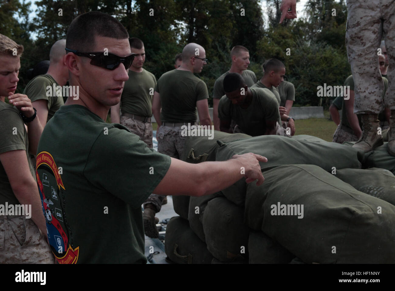 U.S. Marine Corps Staff Sgt. Daniel Newman, instructor, Logistics ...
