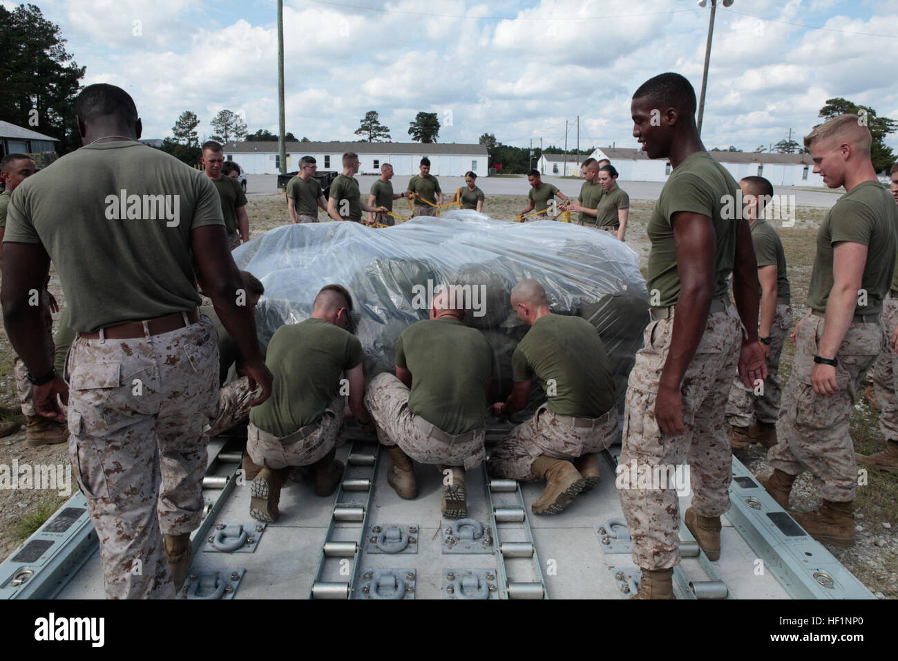 U.S. Marine Corps students with Basic Logistics Embarkation Course 1-14 ...