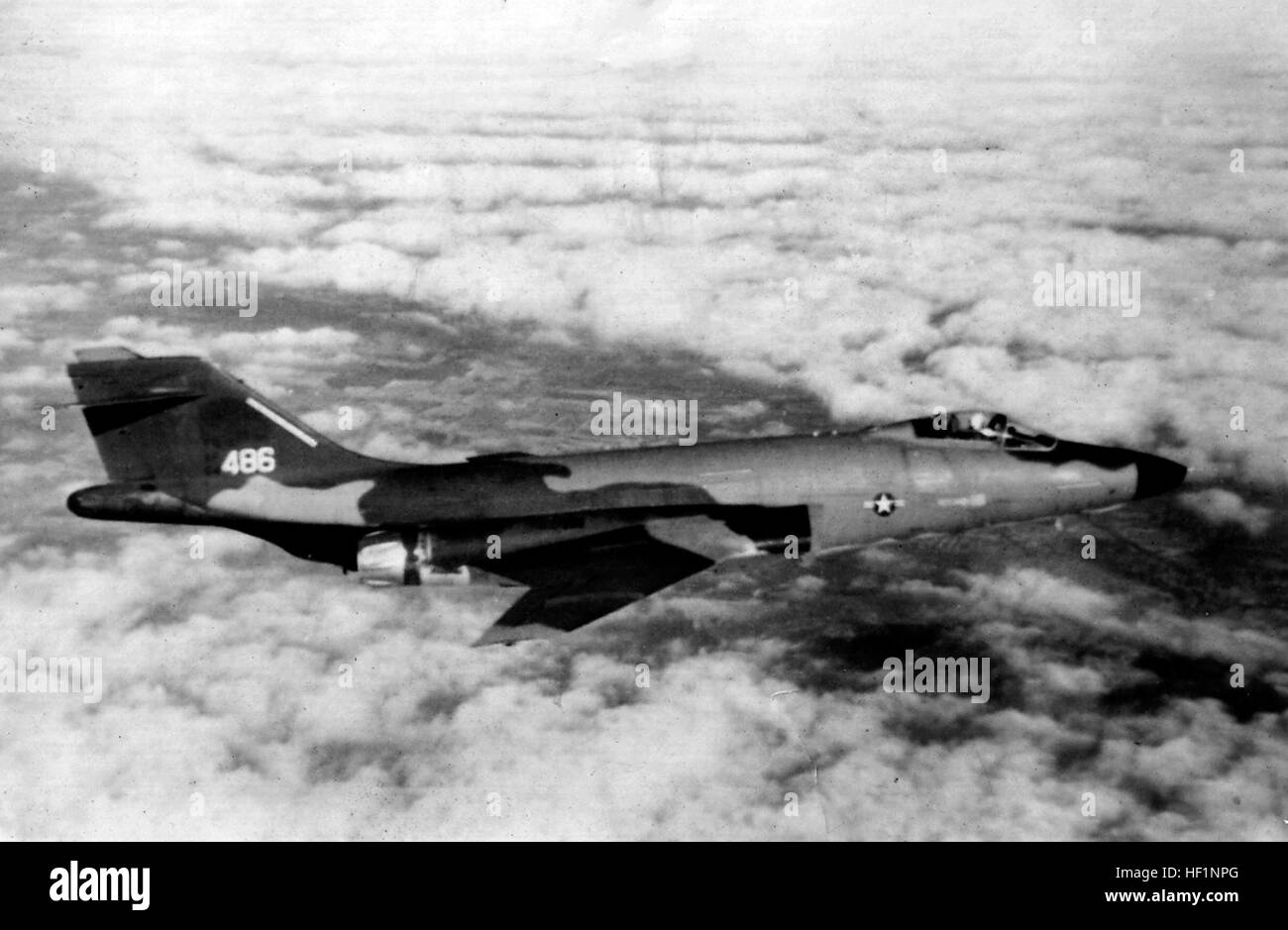 RF-101H Kentucky ANG over Asia c1968 Stock Photo - Alamy