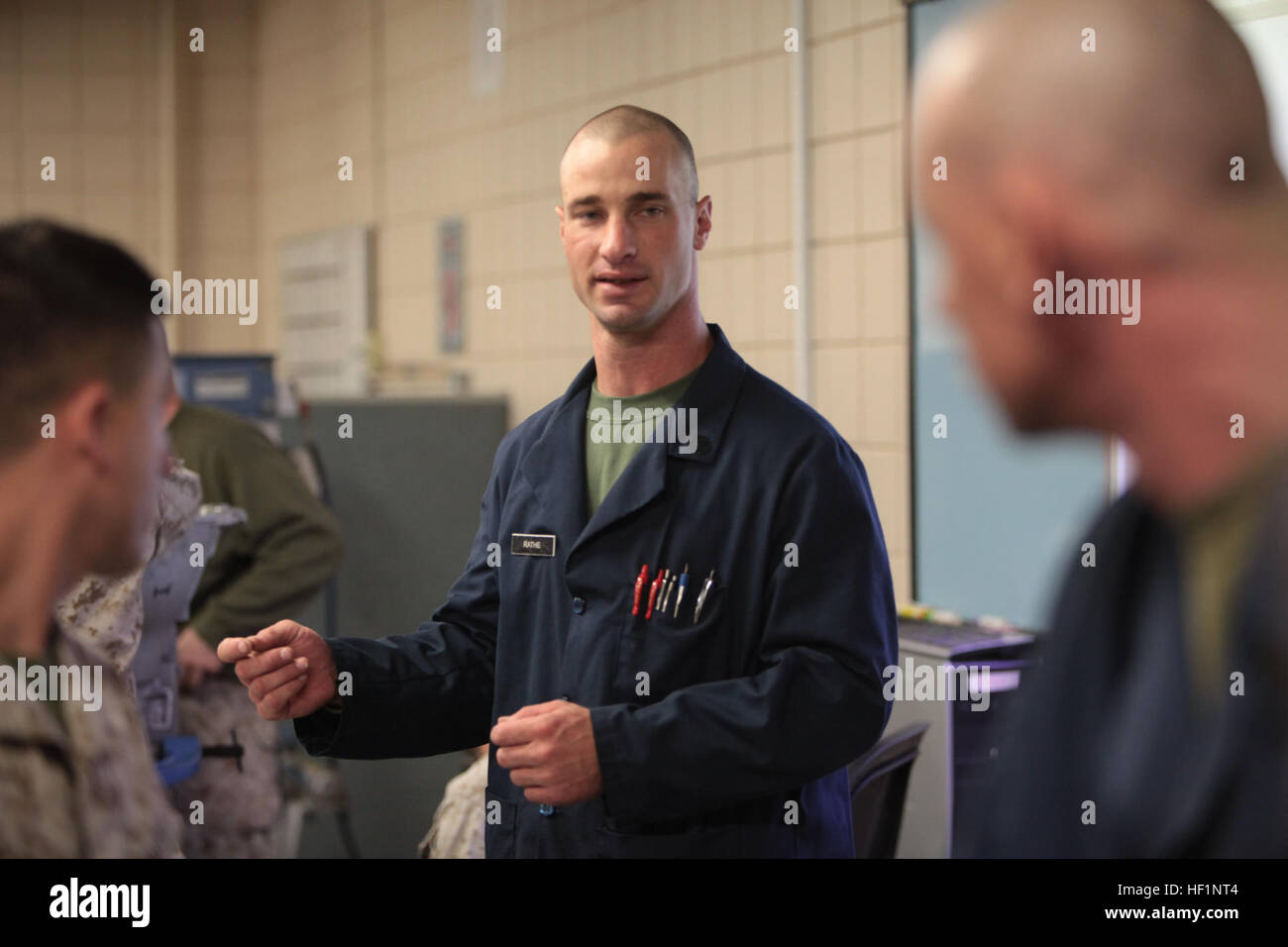 U.S. Marine Corps Staff Sgt. Peter Rathe, Instructor, Motor Transport ...