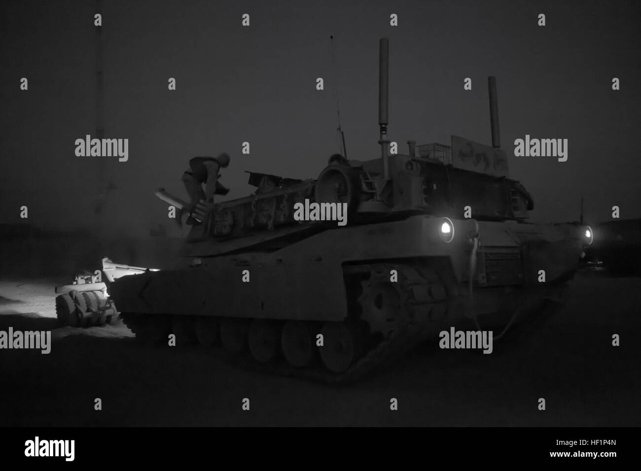 A tanker with 2nd Tank Battalion, 2nd Marine Division, Regional Command ...