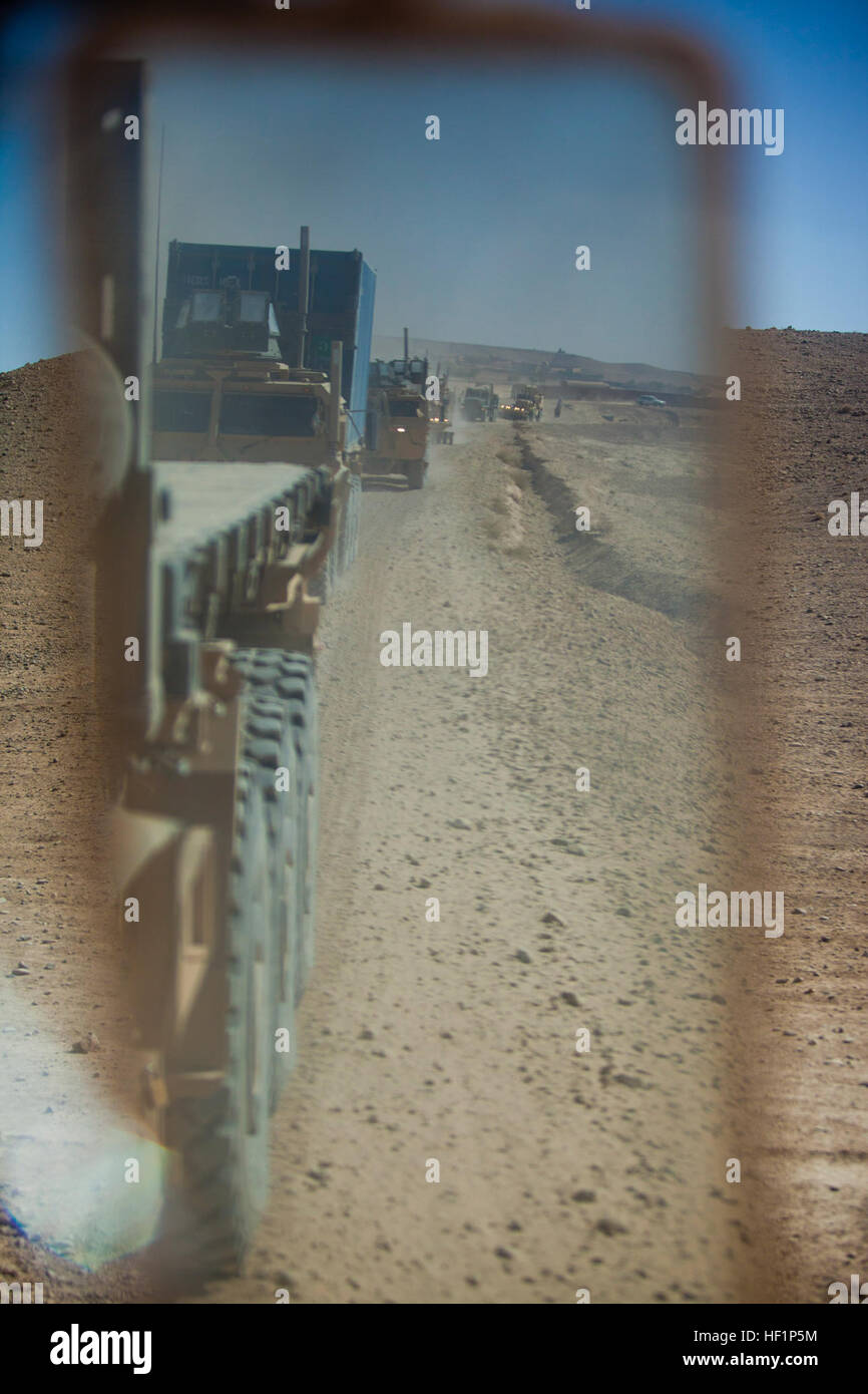 A combat logistics patrol conducted by Combat Logistics Regiment 2 ...