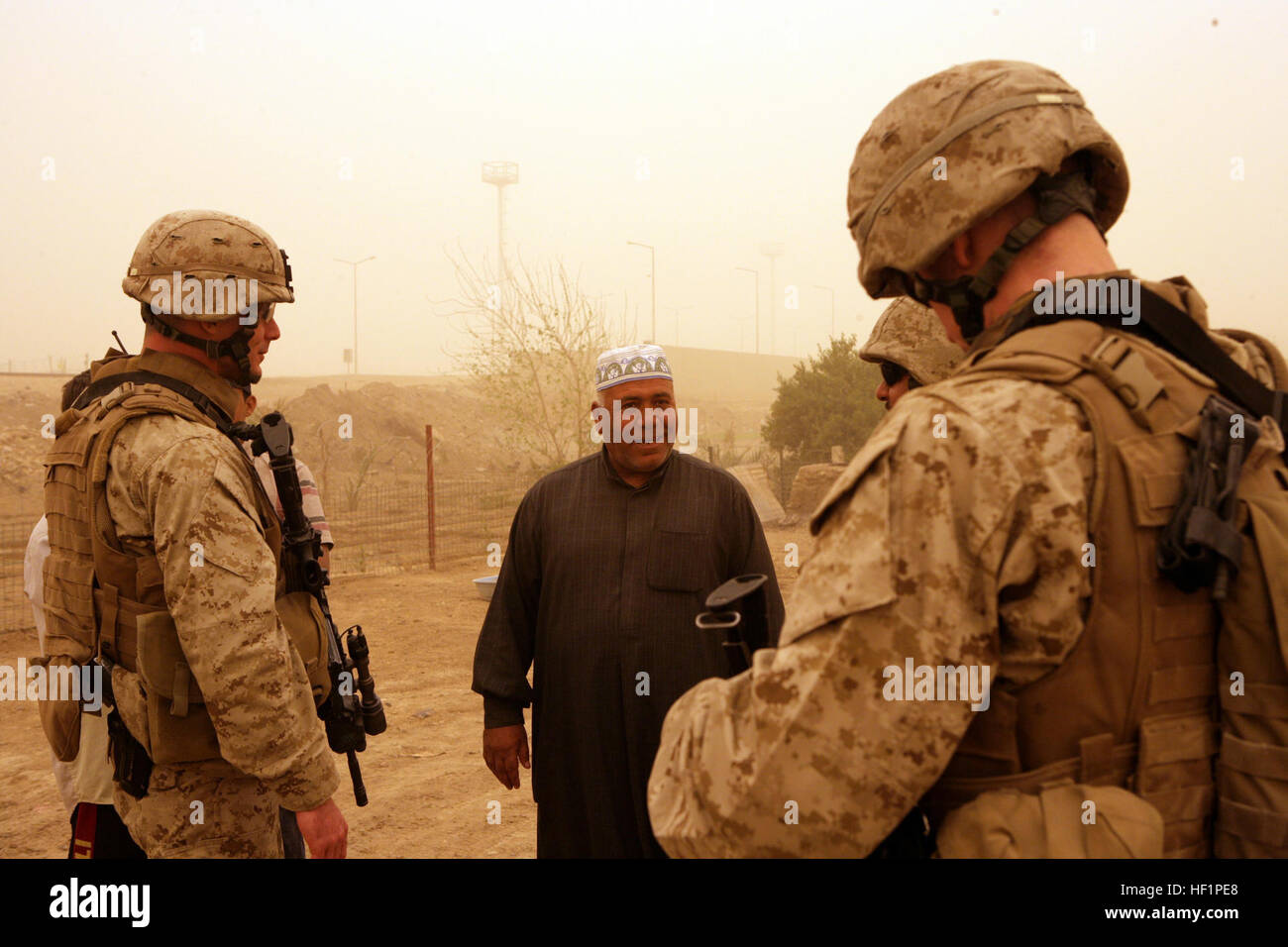 Captain Christopher M. Westhoff and 1st Sgt. Thomas E. Sherwood with ...