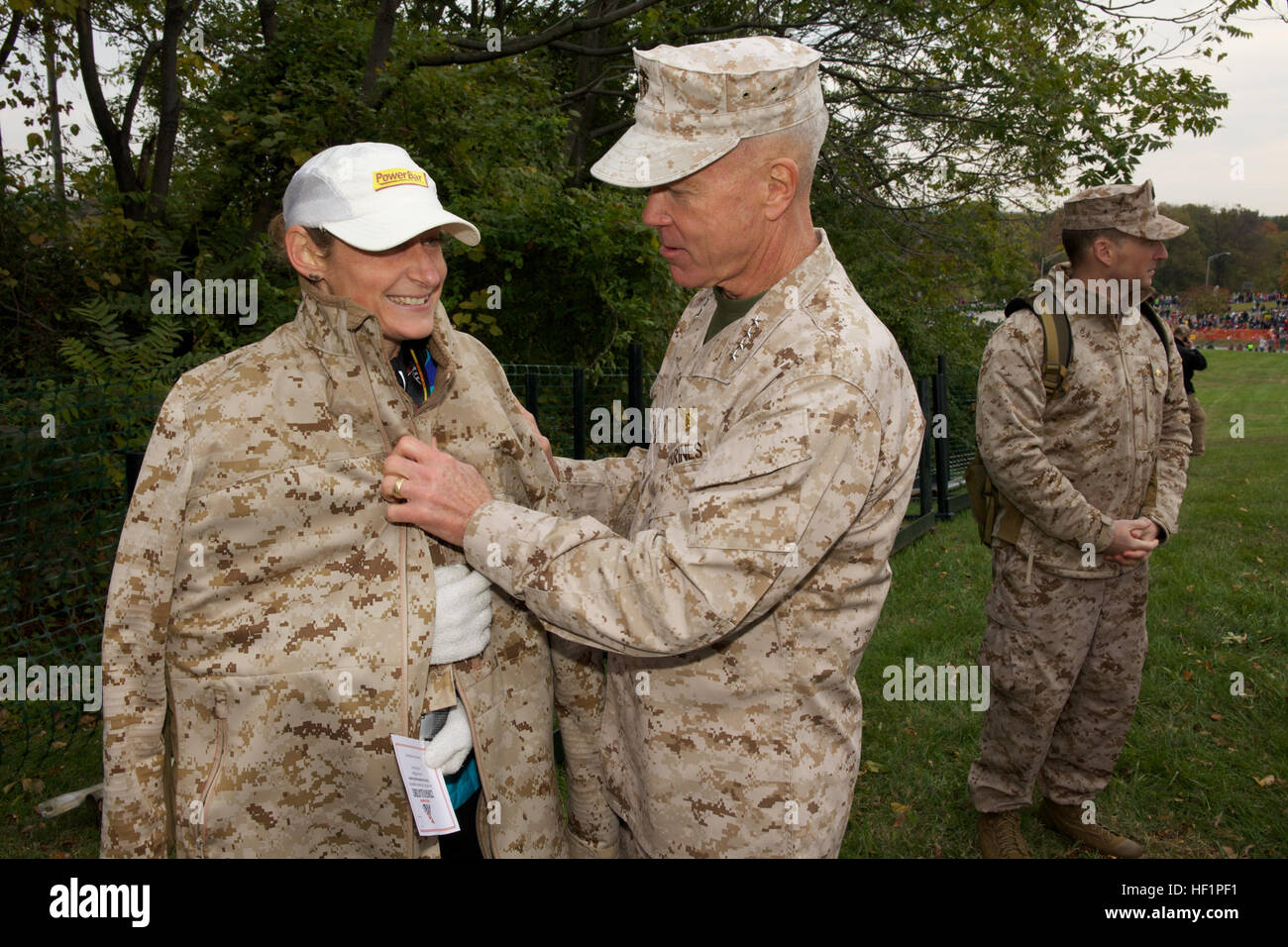 The Commandant of the Marine Corps, Gen. James F. Amos, right, speaks ...