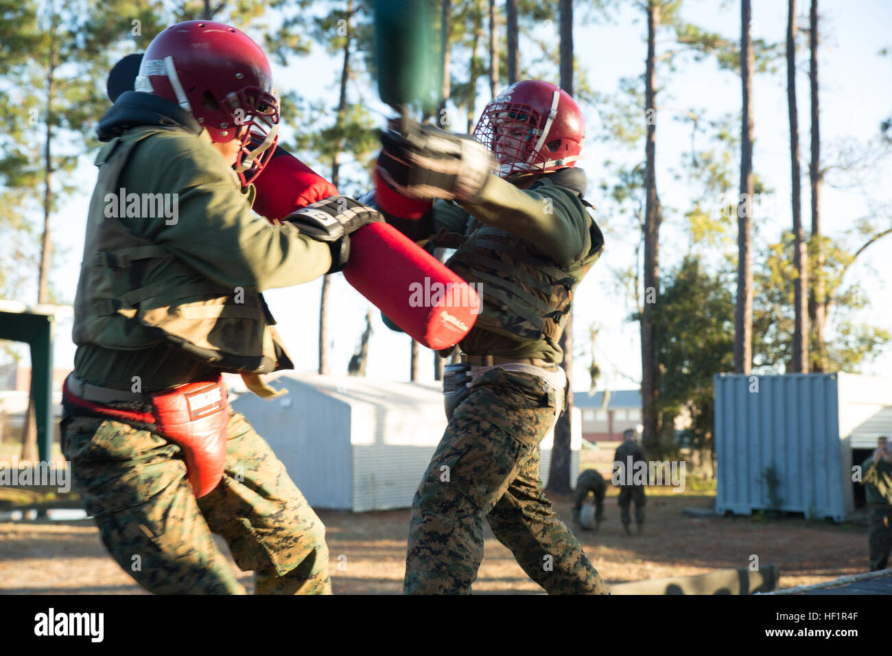 Rct. Joseph Lennar, Platoon 2004, and Rct. Dakota Jackson, Platoon 2005 ...