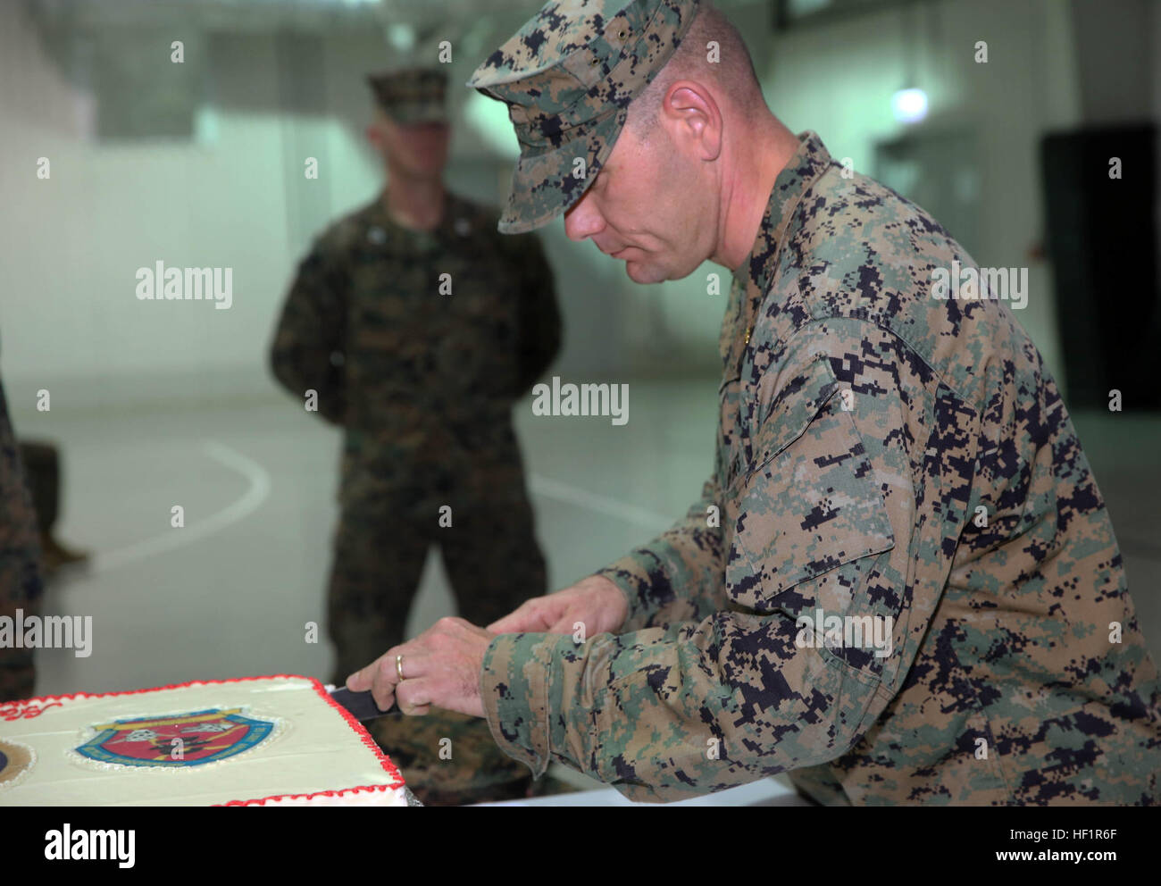 Major Jacob Q. Robinson, officer-in-charge of Black Sea Rotational ...