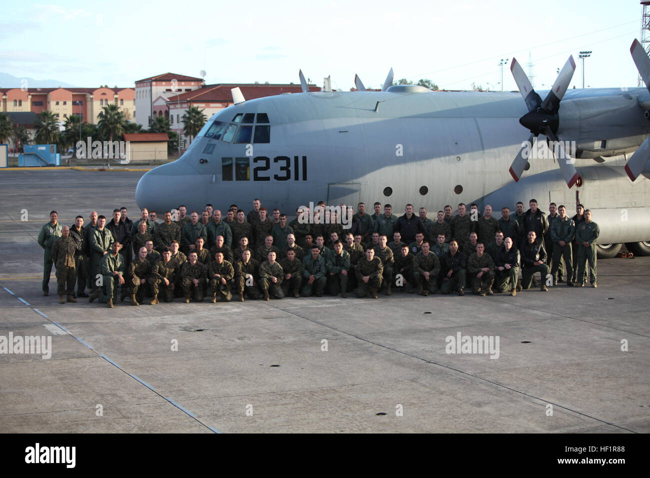 U.S. Marines from Marine Aerial Refueler Transport Squadron 234 (VMGR ...