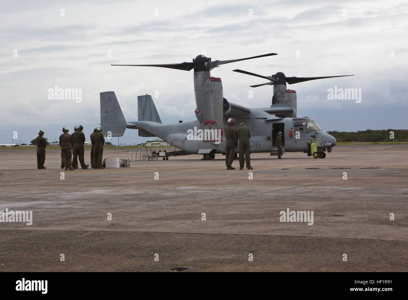 Four MV-22B Ospreys depart Marine Corps Air Station Futenma, Okinawa ...