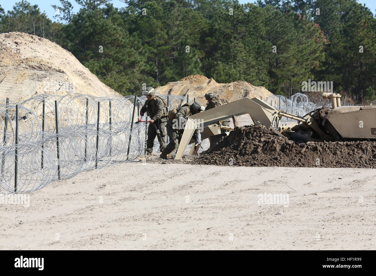 Marines with 2nd Combat Engineer Battalion, 2nd Marine Division use ...