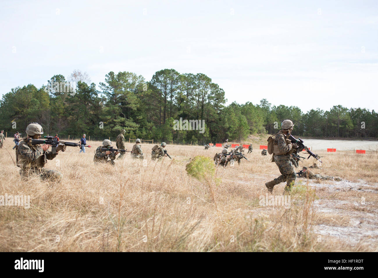 U.S. Marines from Delta Company, Infantry Training Battalion (ITB ...