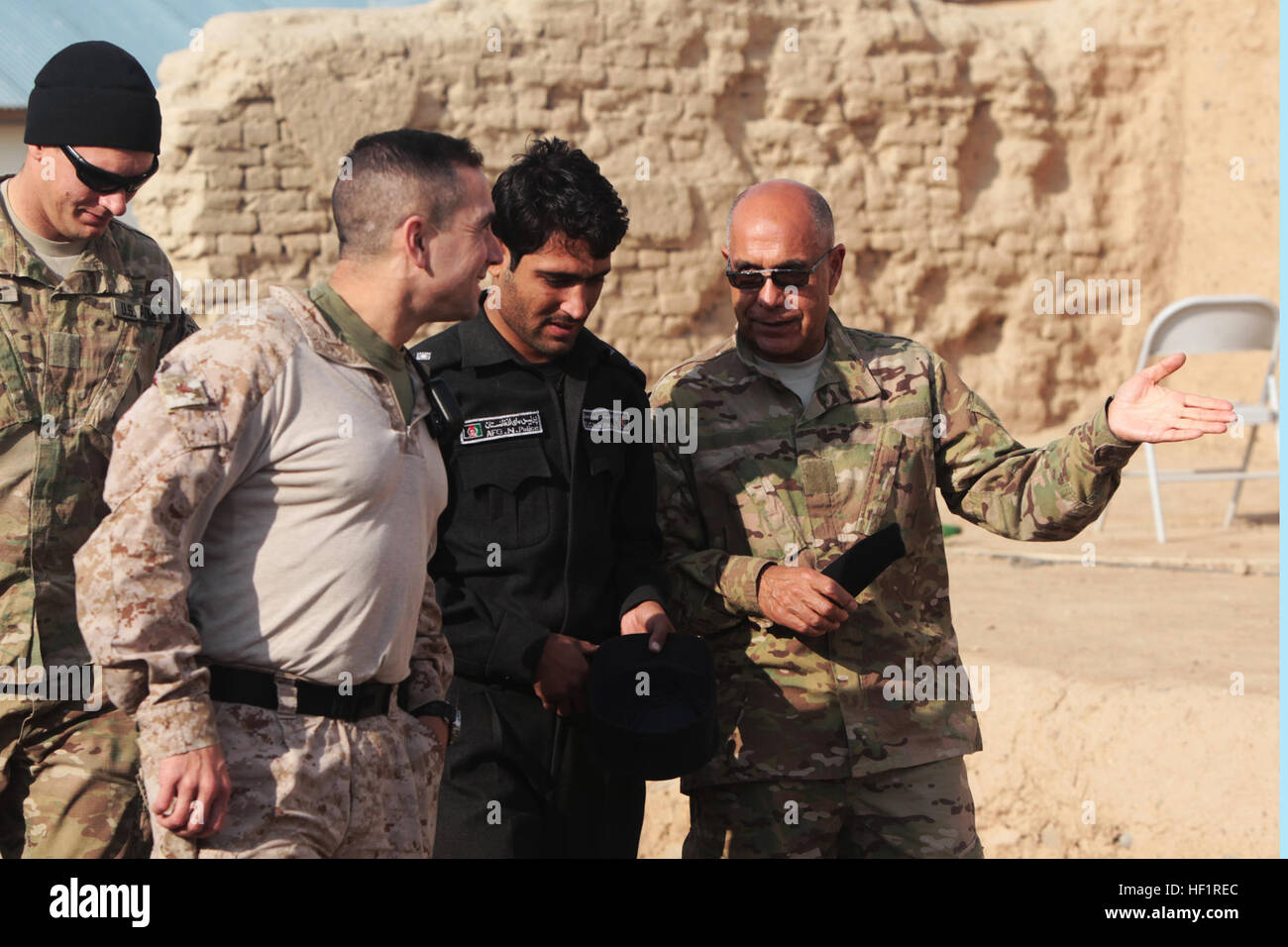 U.S. Marine Maj. James Fleming (left), a Philadelphia, Pa., native and ...