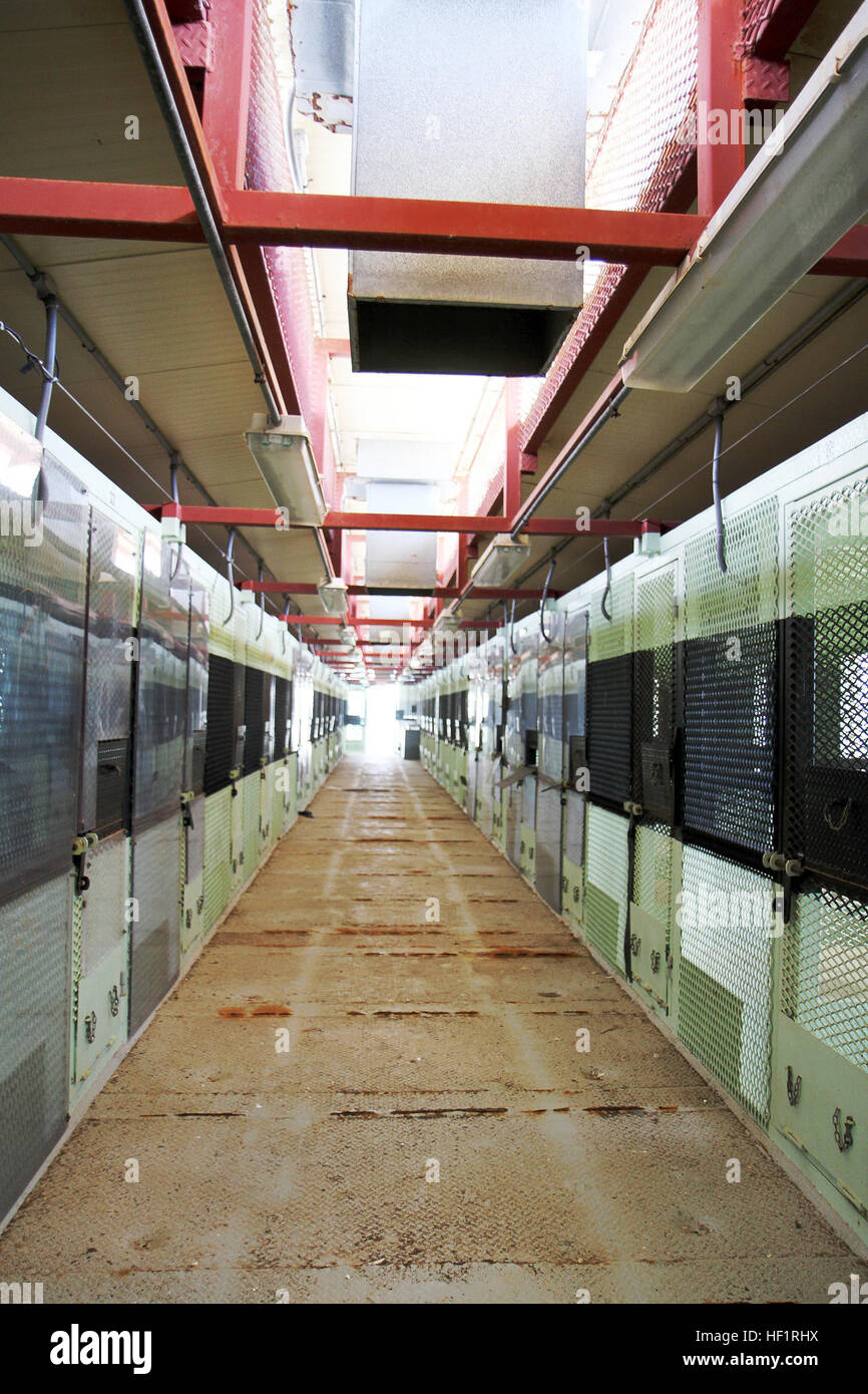 Older detention cells, the same ones used years ago to house the first ...