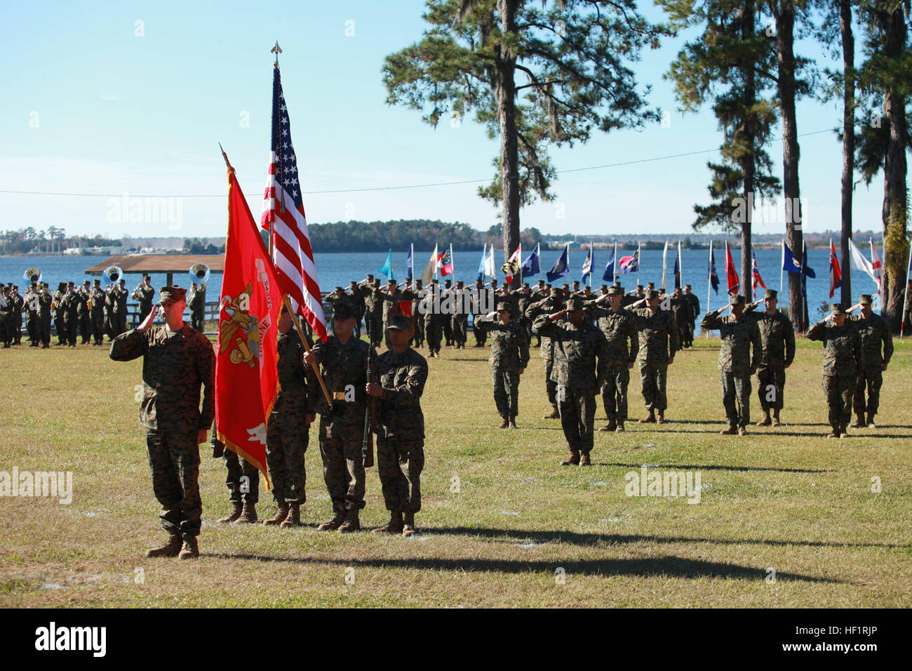 Major Michael L. Bunting, outgoing Commanding Officer of Ground Supply ...
