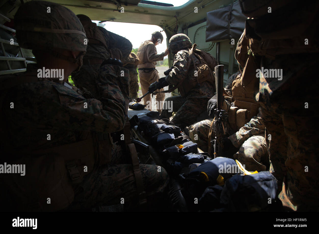 MARINE CORPS TRAINING AREA BELLOWS, Hawaii — Two at a time, Marines ...