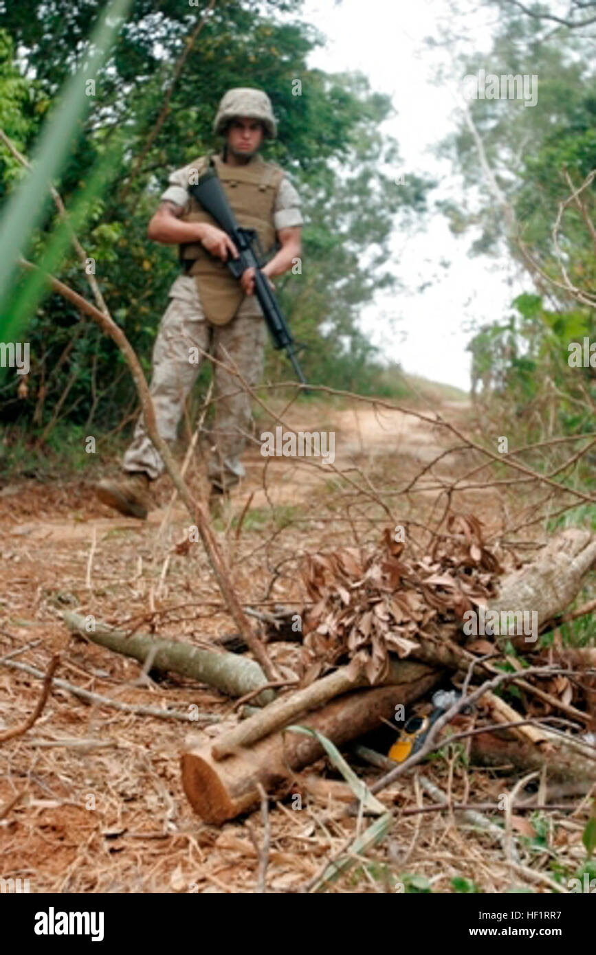 Objects like propane tanks were used to simulate improvised explosive ...