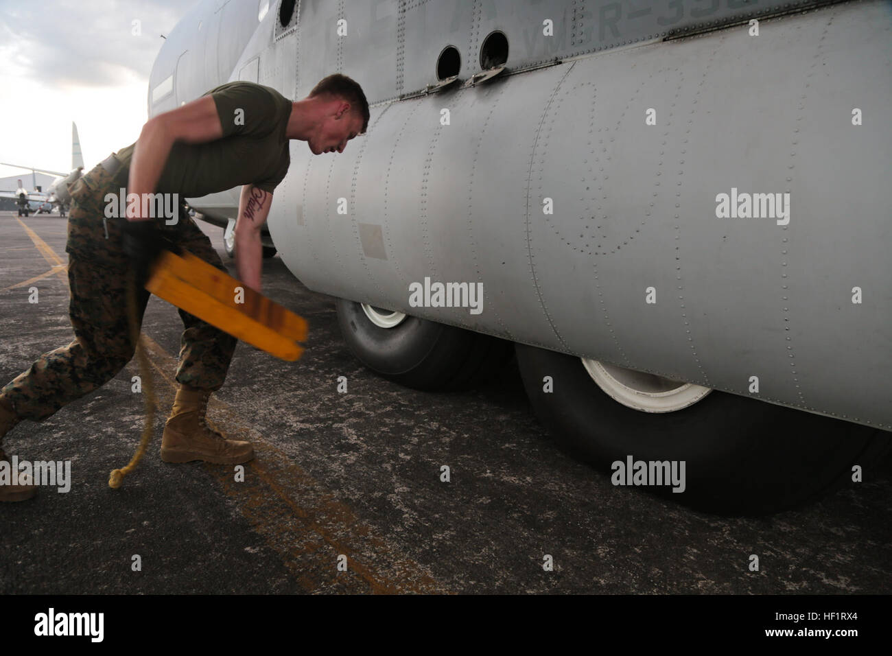 U.S. Marine Corps Lance Cpl. Joshua Gilstrap, an aviation mechanic with ...