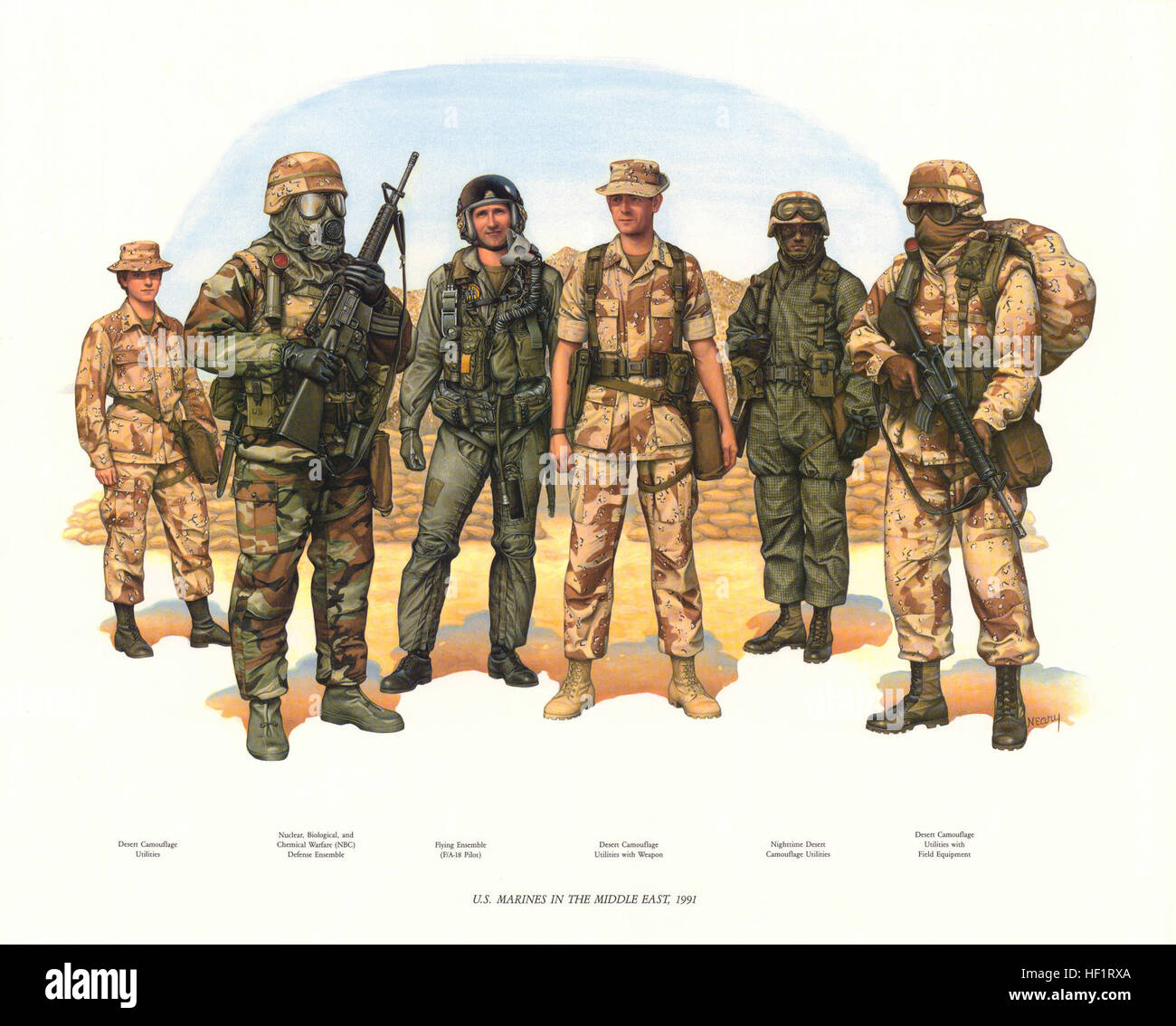Desert storm uniforms hi-res stock photography and images - Alamy