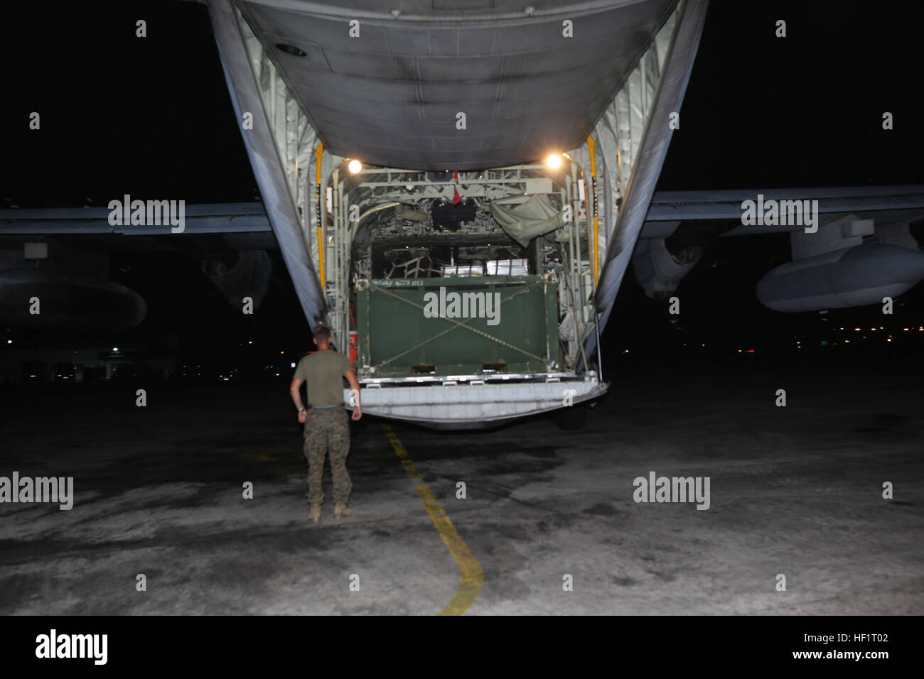 A KC-130J Super Hercules with Marine Aerial Refueler Transport Squadron ...
