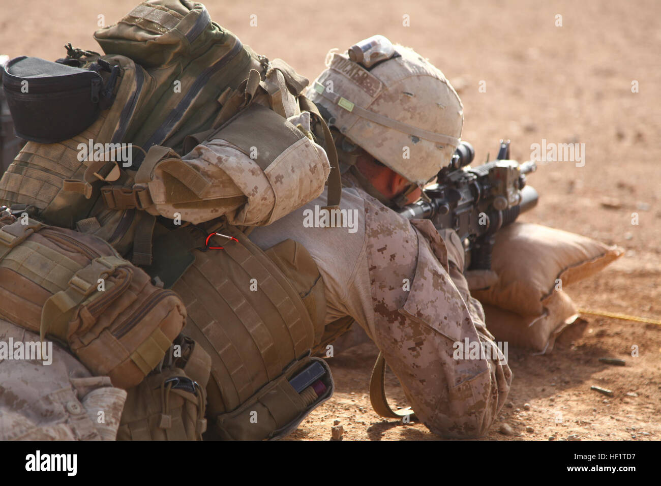 U.S. Marine Corps Lance Cpl. Dylan Tucker, a team leader with India ...