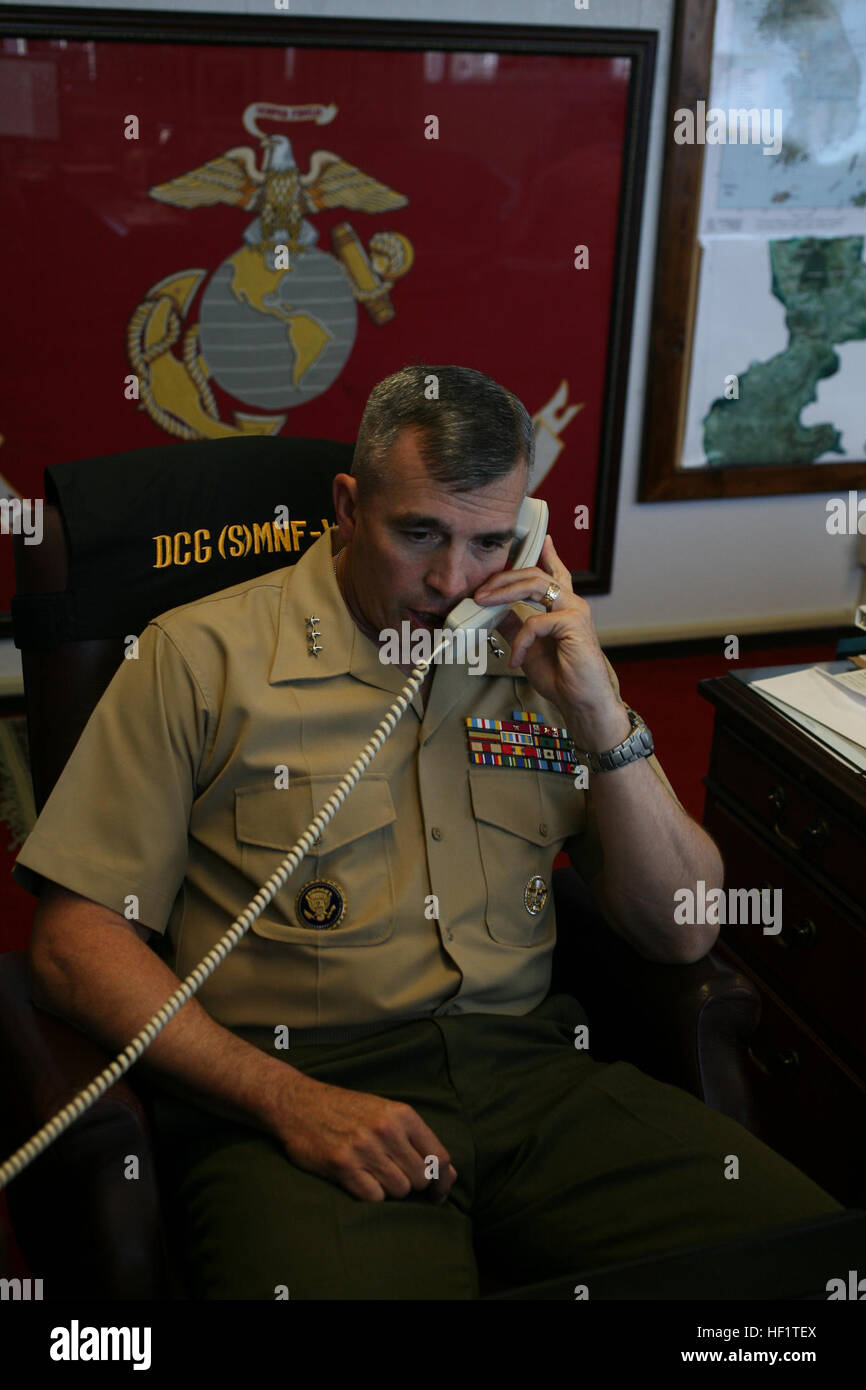 Lt. Gen. John Wissler speaks with Manny Pacquiao Dec. 6 at Camp ...