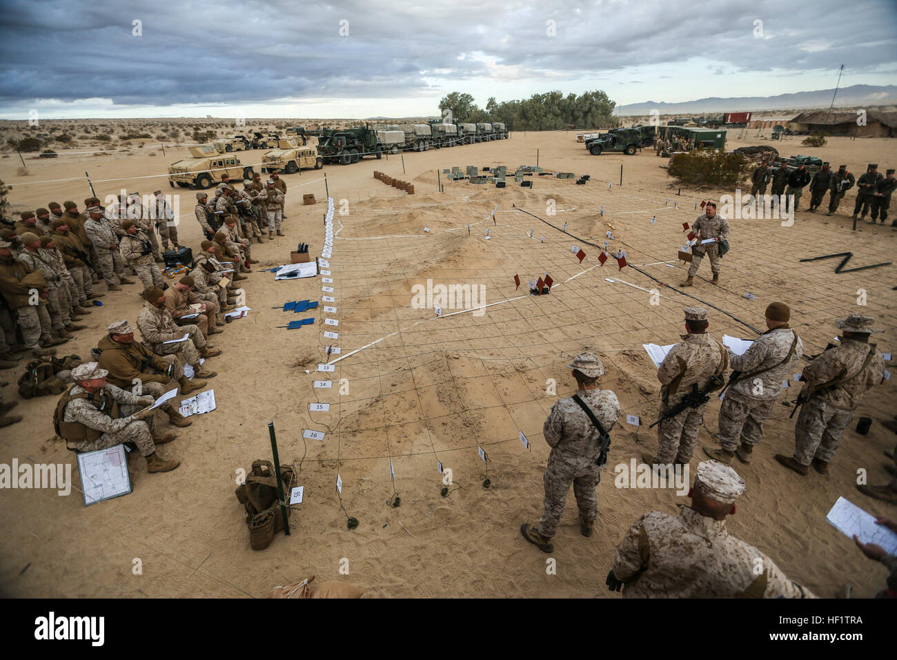 Marines from 5th Marine Regiment conducted planning and briefing ...