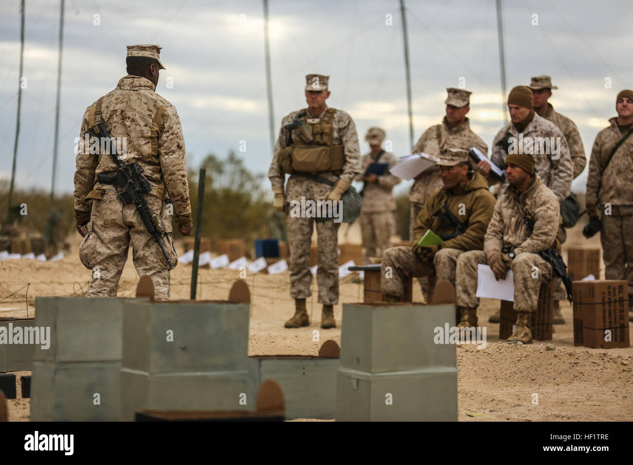 U.S. Marine Corps Capt. Busch, Commanding Officer of Bravo Company, 1st ...