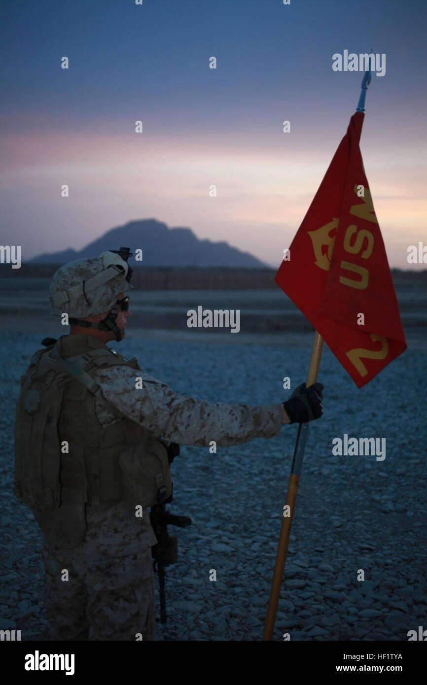 Up with the early rising sun, Cpl. Daniel Marshall, Regimental Combat ...