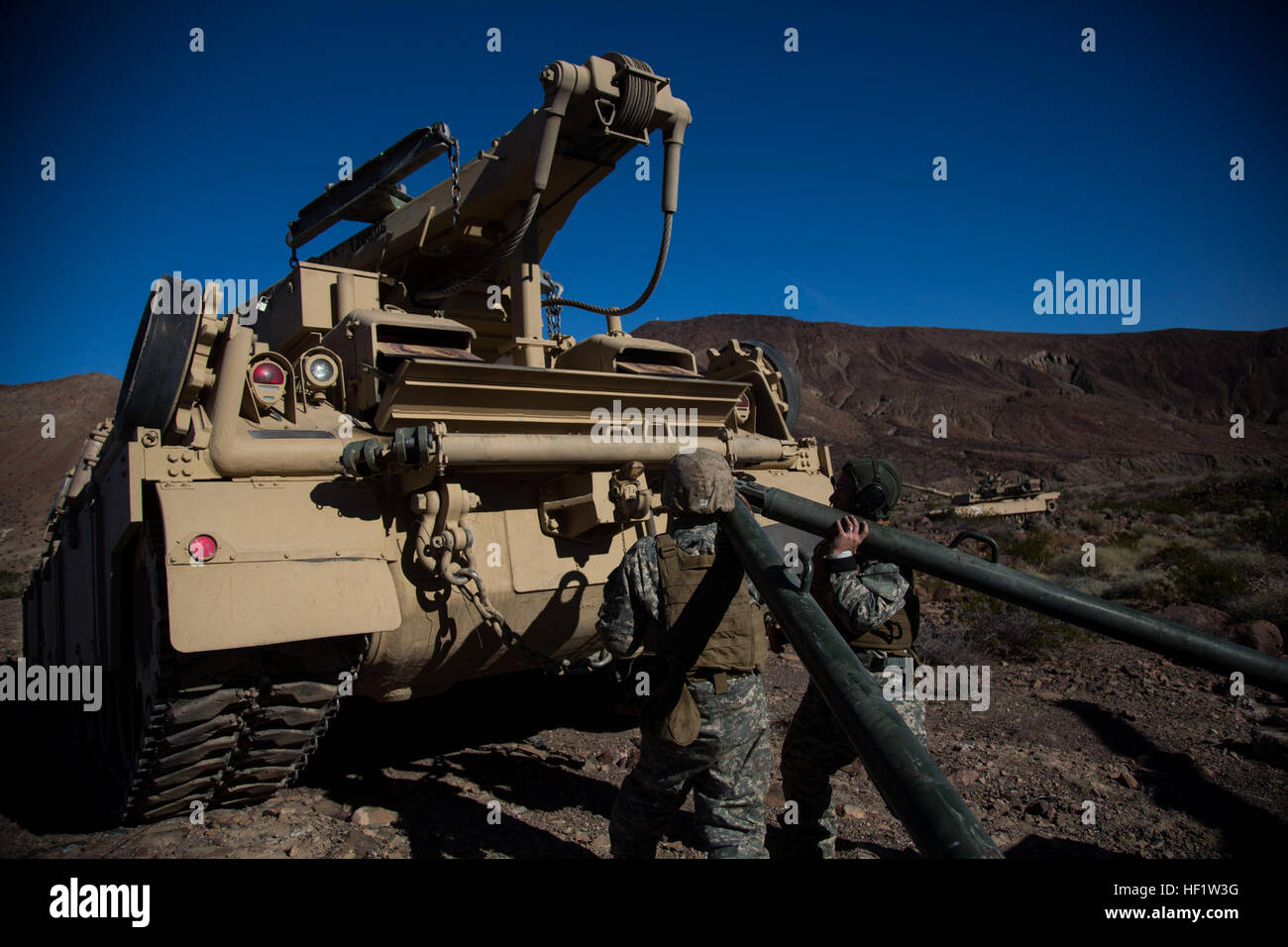 U.S. Marines with Bravo Company, 1st Tank Battalion, 1st Marine ...